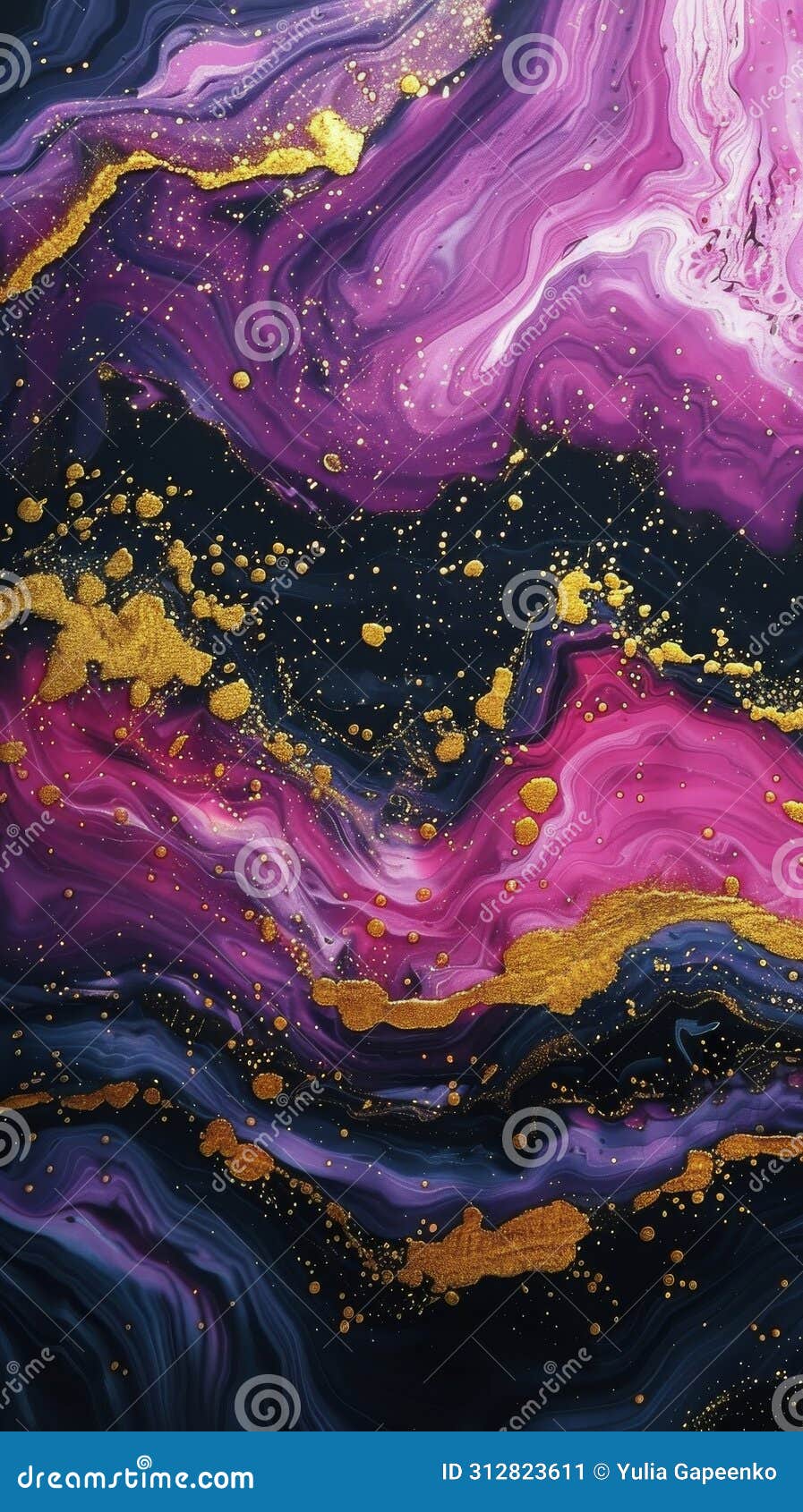 Marble Background with Gold Frame Stock Image - Image of gold ...