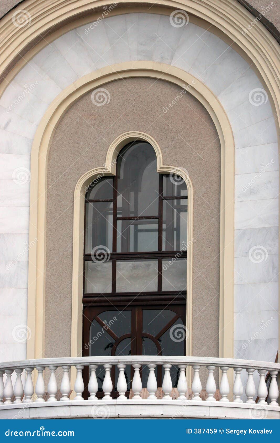 Marble Balcony in the House Stock Image - Image of building, house: 387459