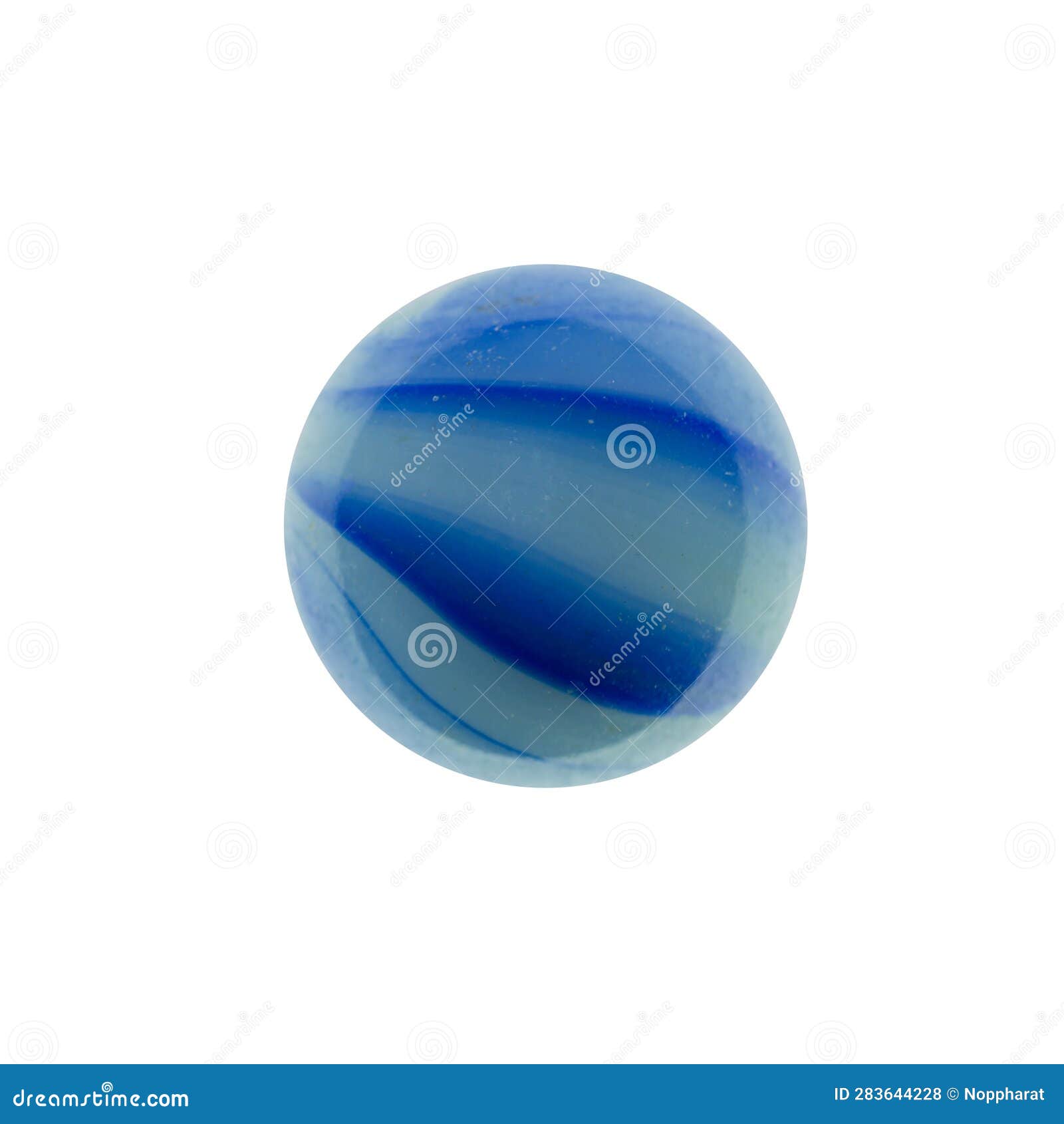 Marble Ball on White Background Stock Photo - Image of reflection ...