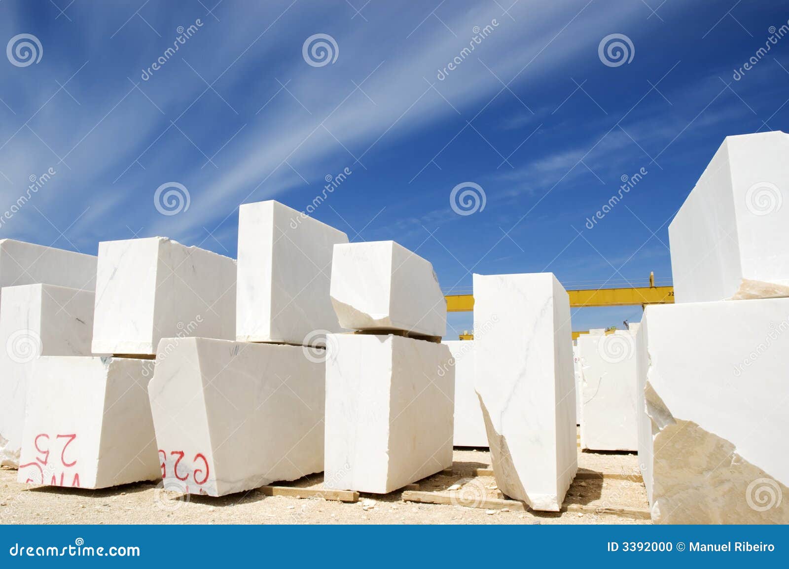 Marble blocks 1 stock photo. Image of stack, horizontal - 3392000
