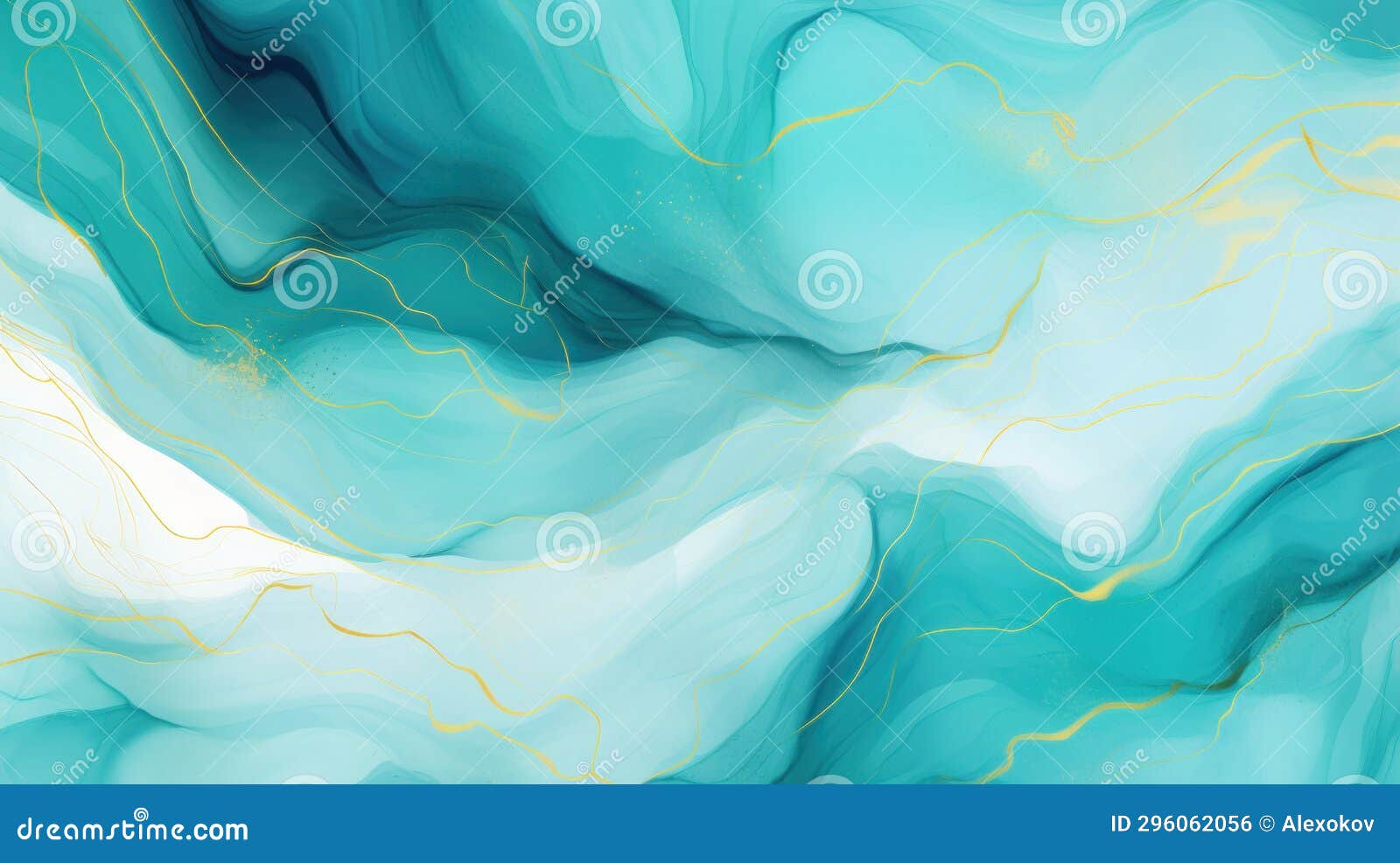 Marble Blue Abstract Background. Liquid Marble Texture. Illustration ...