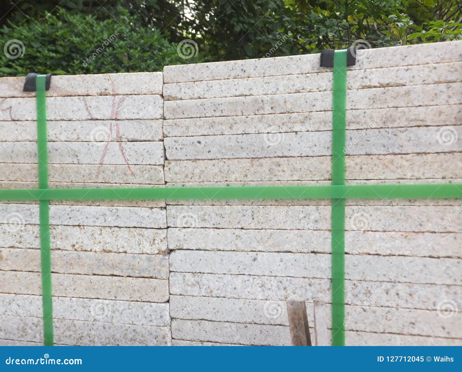 Marble Bricks, Building Materials, Stacked Together. Stock Image ...