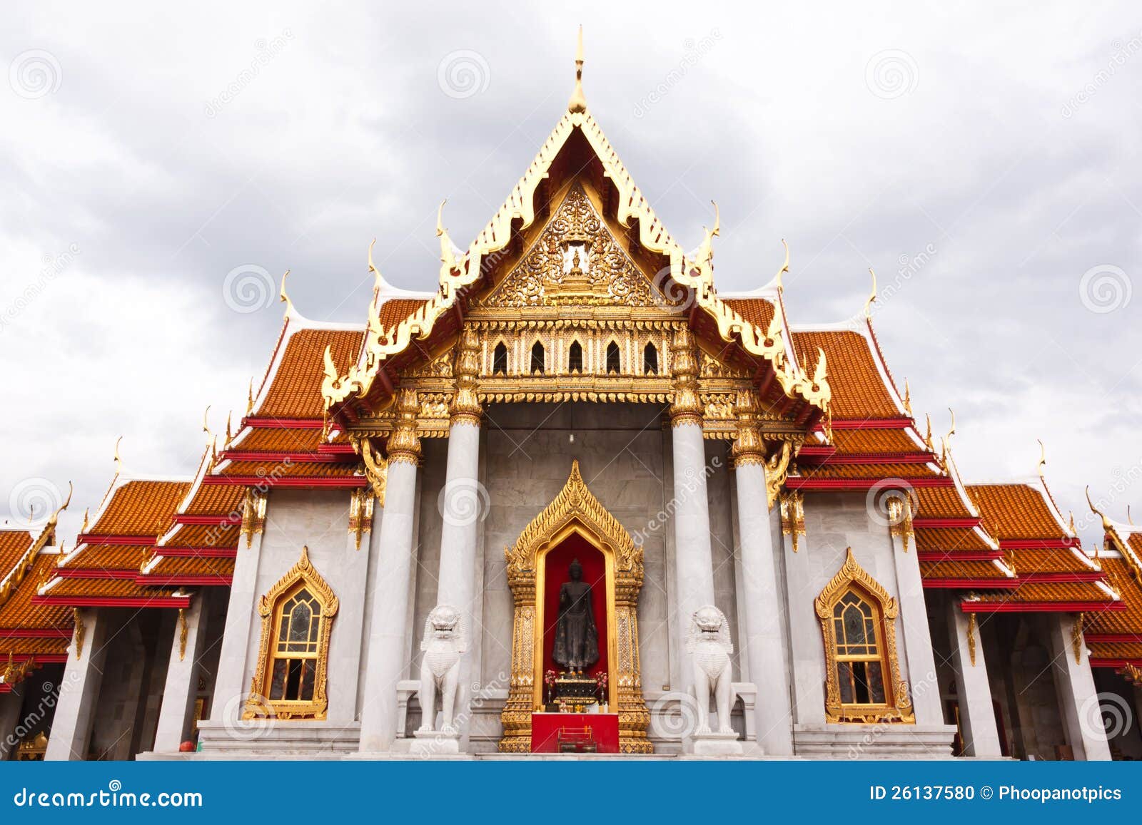 Marble Buddhist Church stock photo. Image of building - 26137580