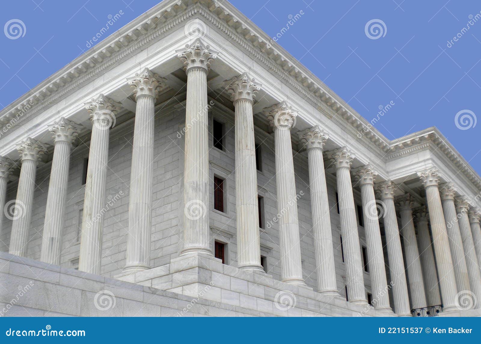 Marble Building with Pillars. Stock Image - Image of marble, pillar ...