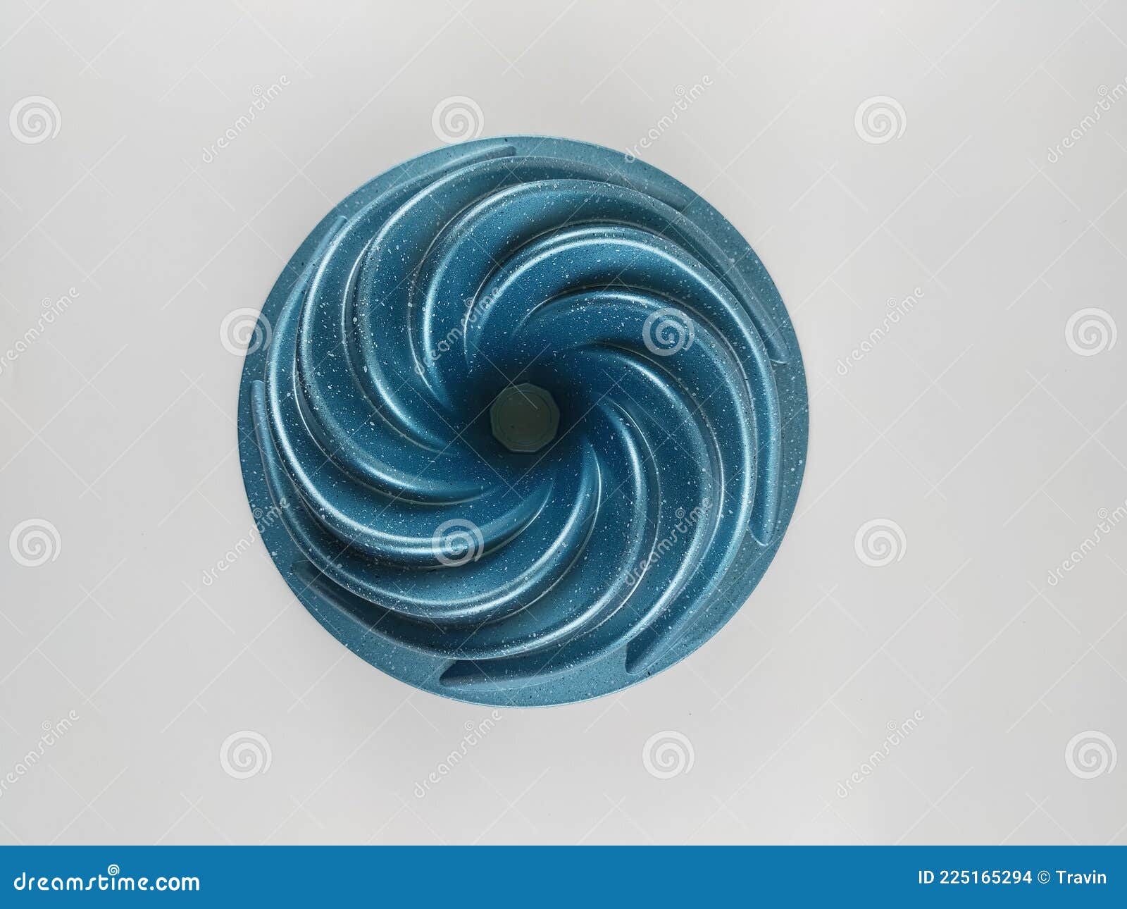 Marble Bundt Pan Light Blue Stock Photo - Image of violet, pattern ...