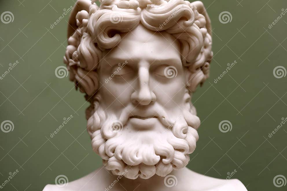 Marble Bust of Morpheus God Stock Image - Image of person, symbol ...