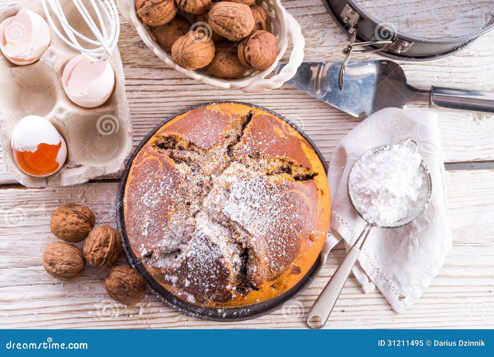 Marble cake stock image. Image of homemade, round, delicious - 31211495