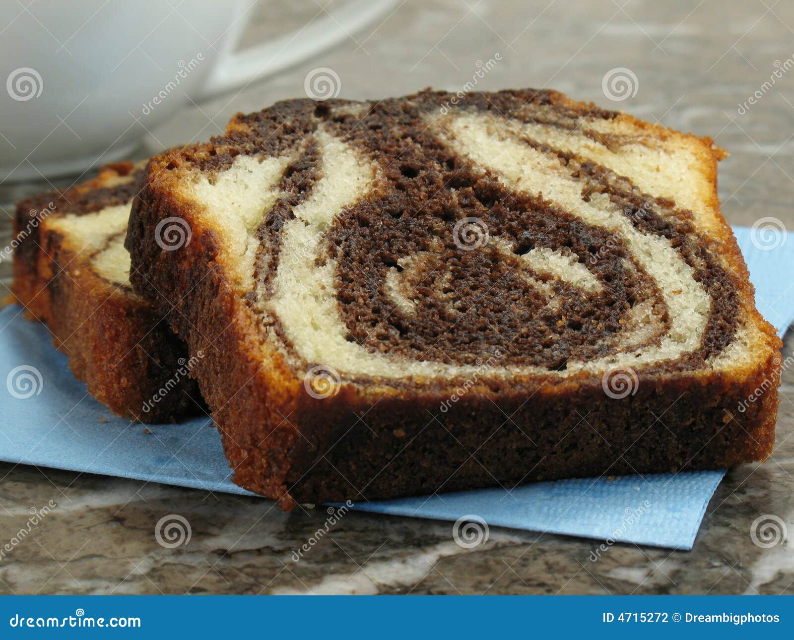 Marble Cake Slices stock photo. Image of slices, break - 4715272