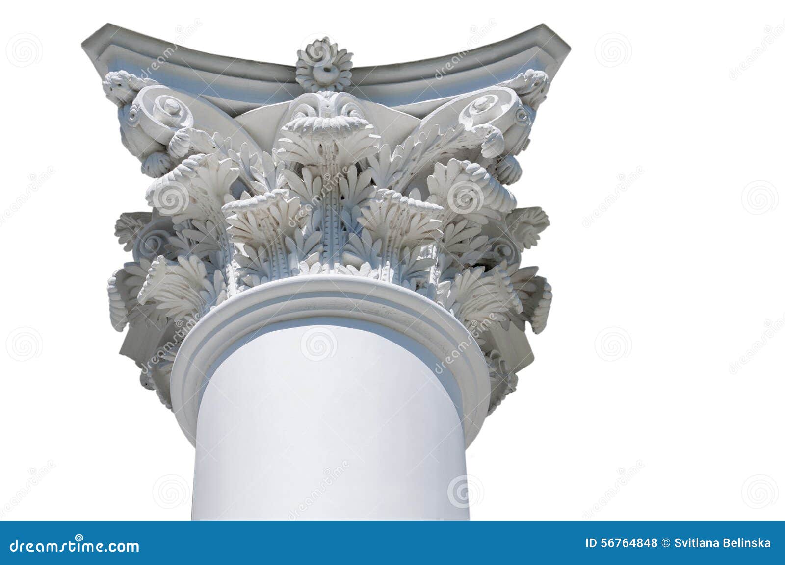 Marble Capital Isolated on White Stock Photo - Image of isolated ...