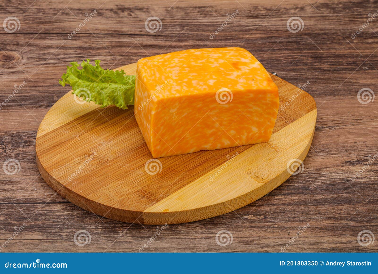 Marble Cheese Brick Over Board Stock Photo - Image of healthy, isolated ...