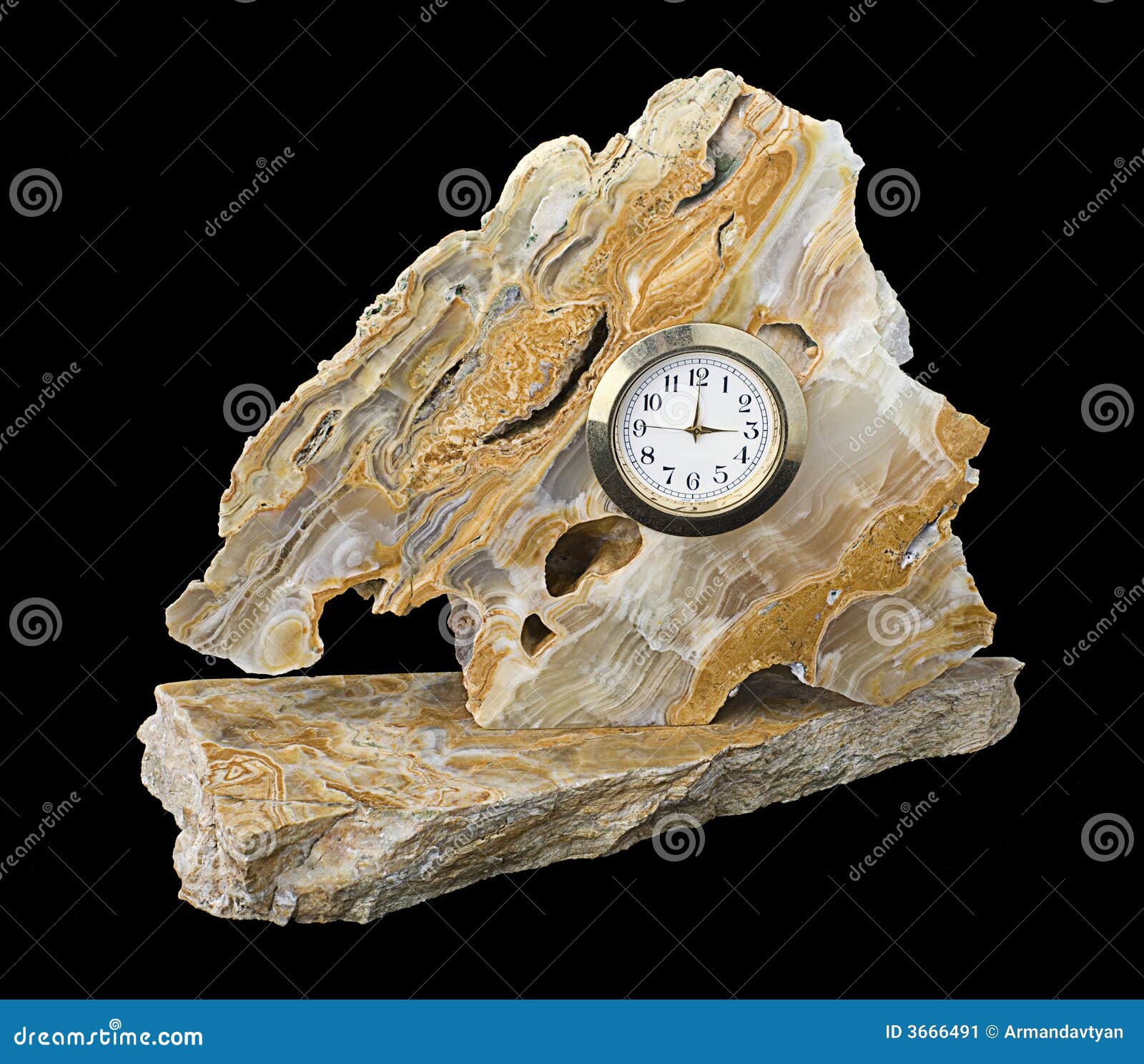Marble Clock stock image. Image of background, abstract - 3666491