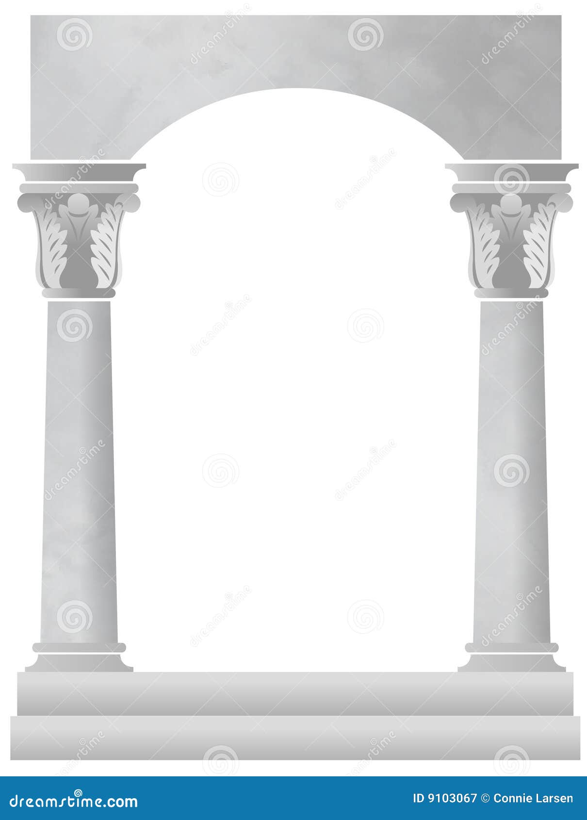 Marble Column Background stock illustration. Illustration of court ...