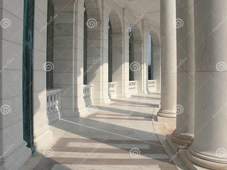 Marble Columns stock photo. Image of landmark, hallway - 1535120