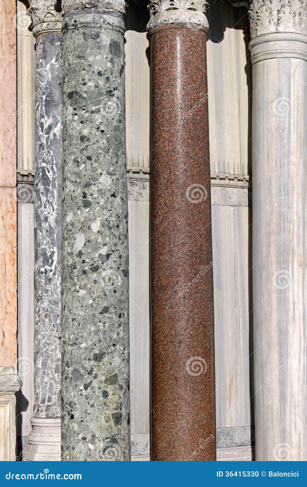 Marble columns stock photo. Image of columns, metamorphic - 36415330