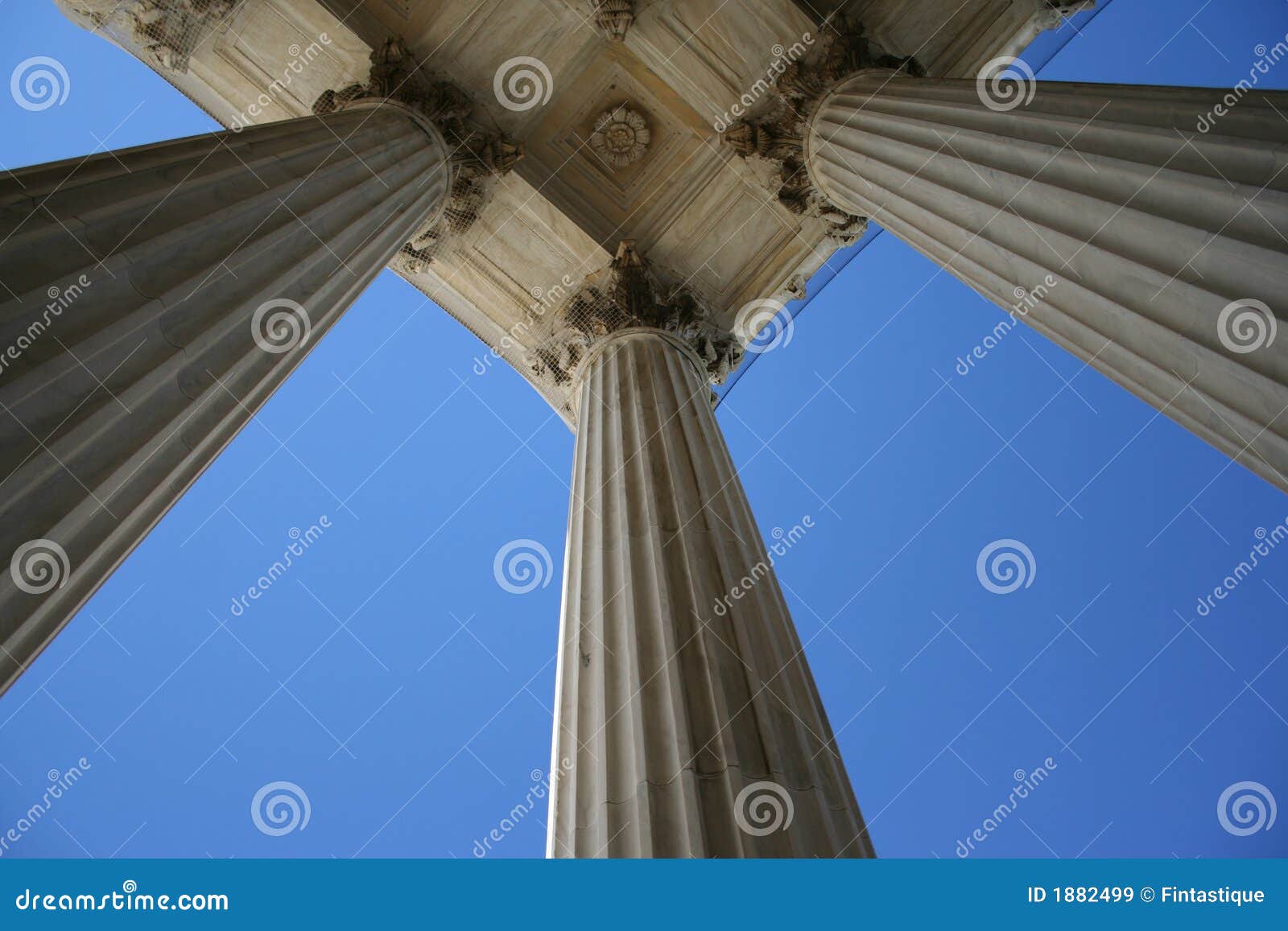 Marble Columns at Supreme Court Stock Image - Image of column, pillar ...