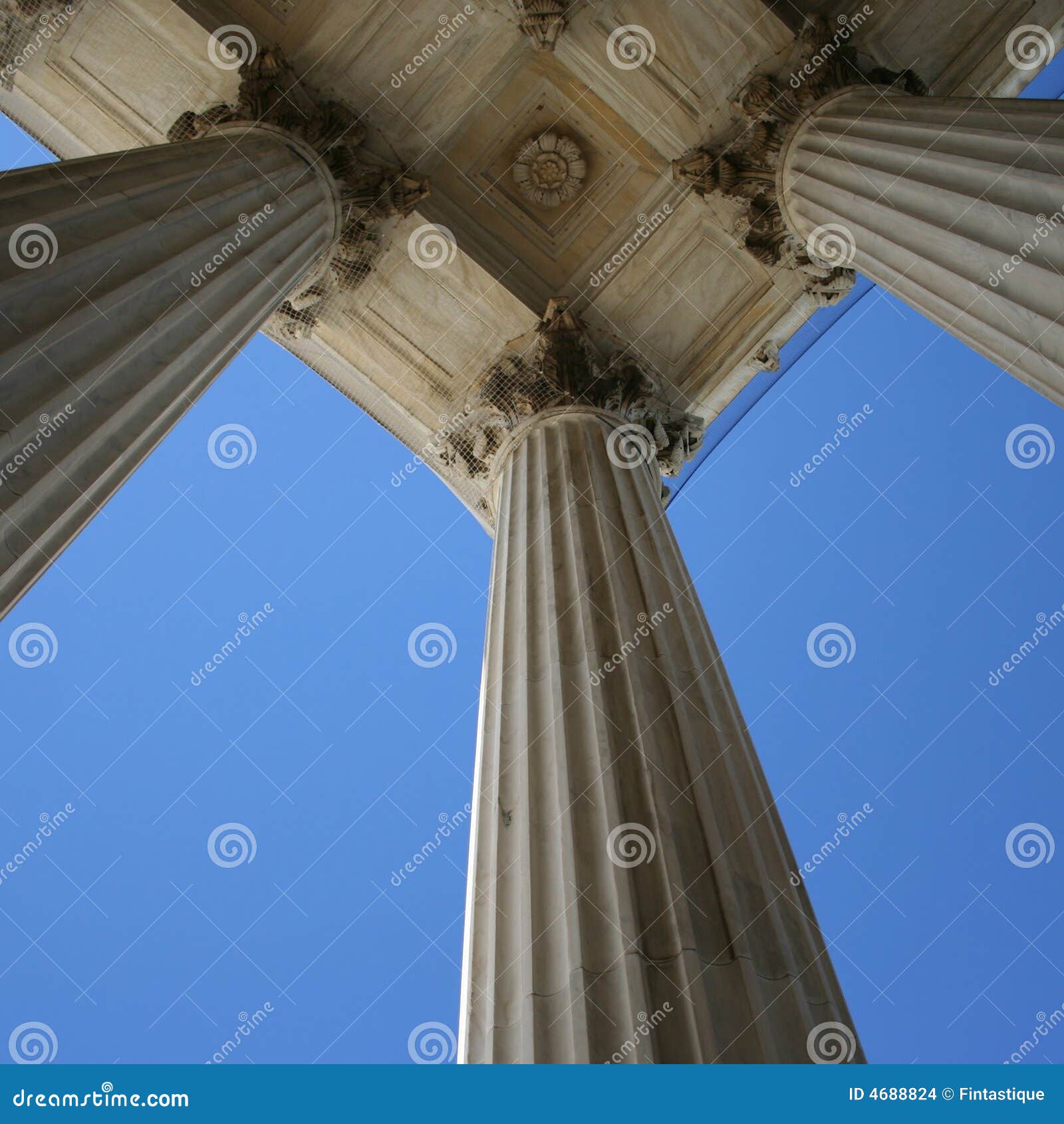 Marble Columns at Supreme Court Stock Photo - Image of supreme, corner ...