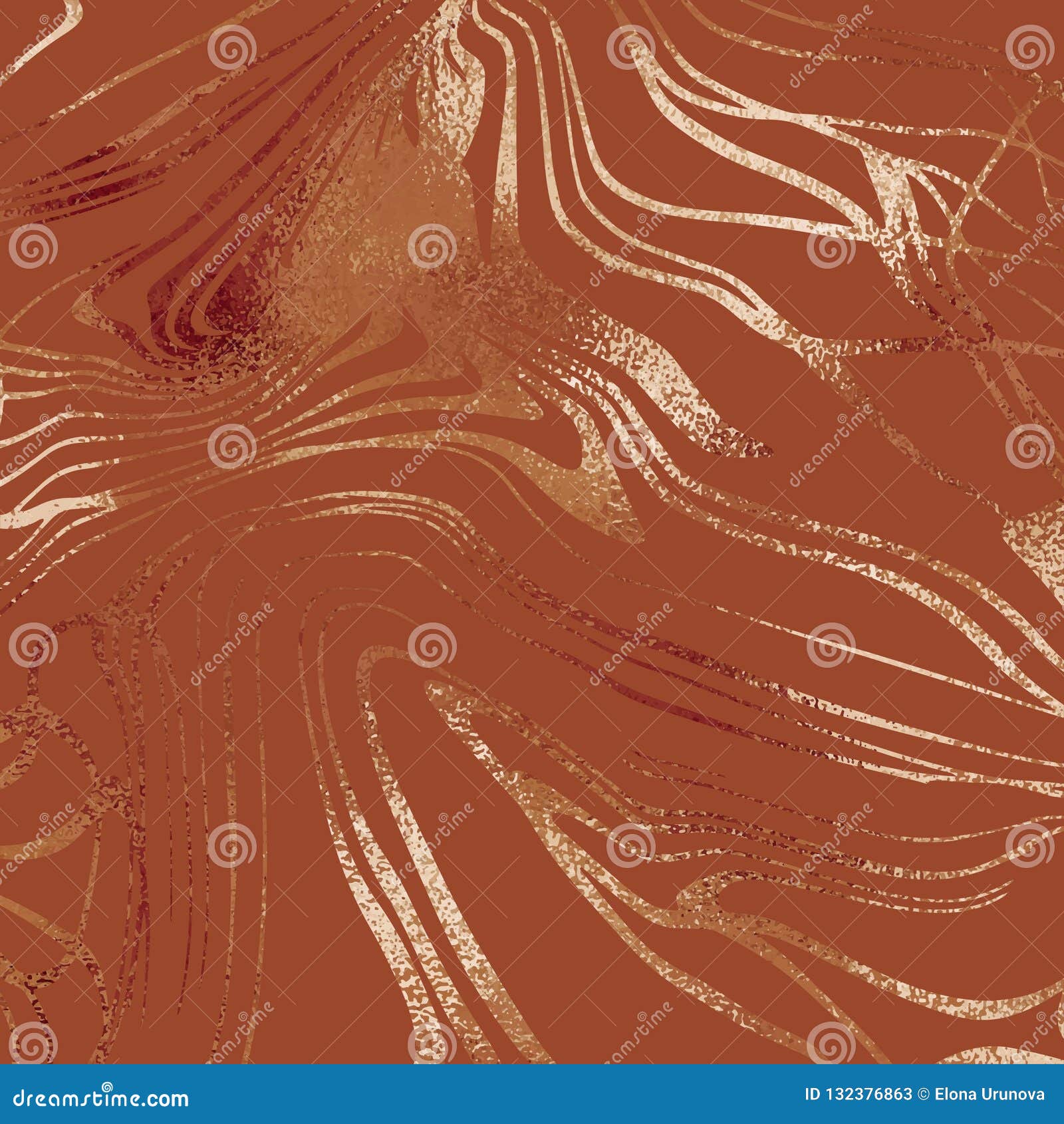 Marble With Copper Glossy Effect Elegant Vector Texture Stock Vector Illustration Of
