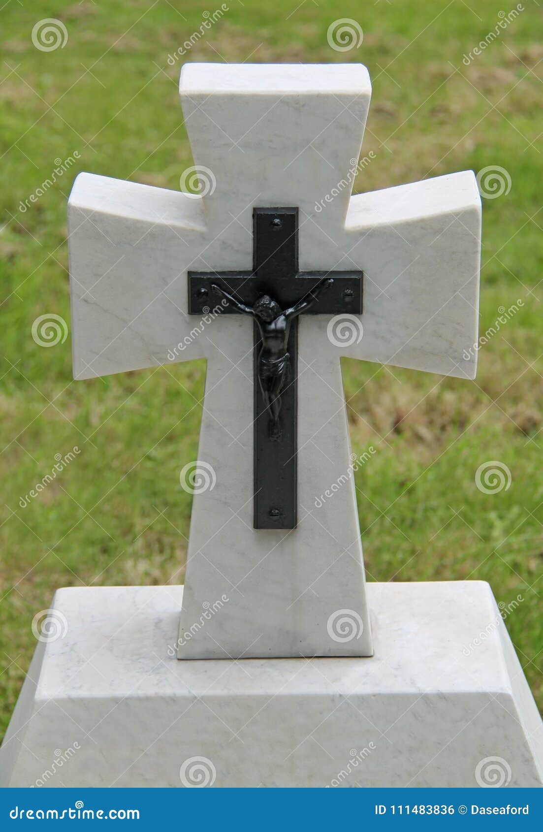 Marble cross. stock photo. Image of peace, religious - 111483836