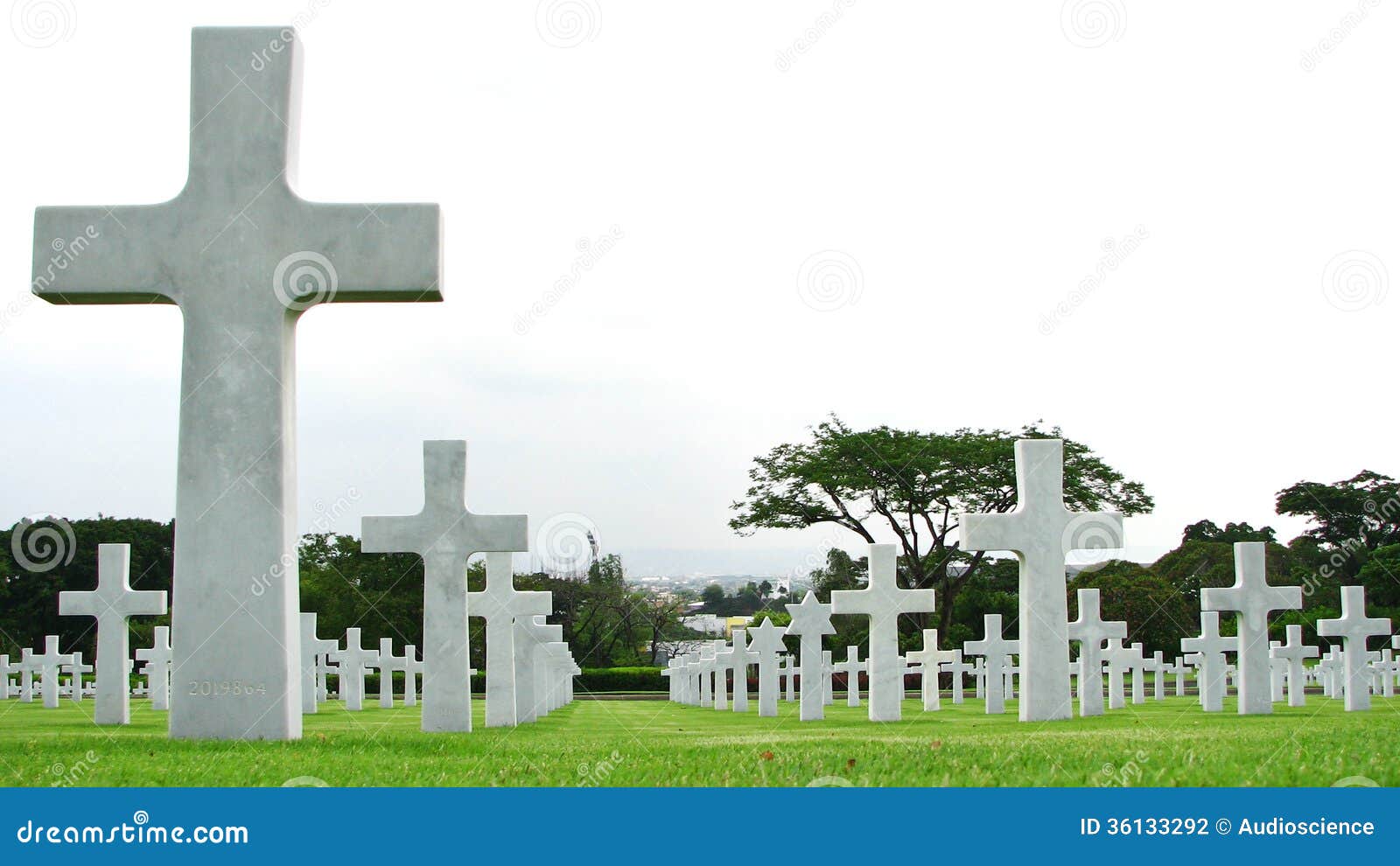Marble Crosses In Small Cemetery Royalty-Free Stock Image ...