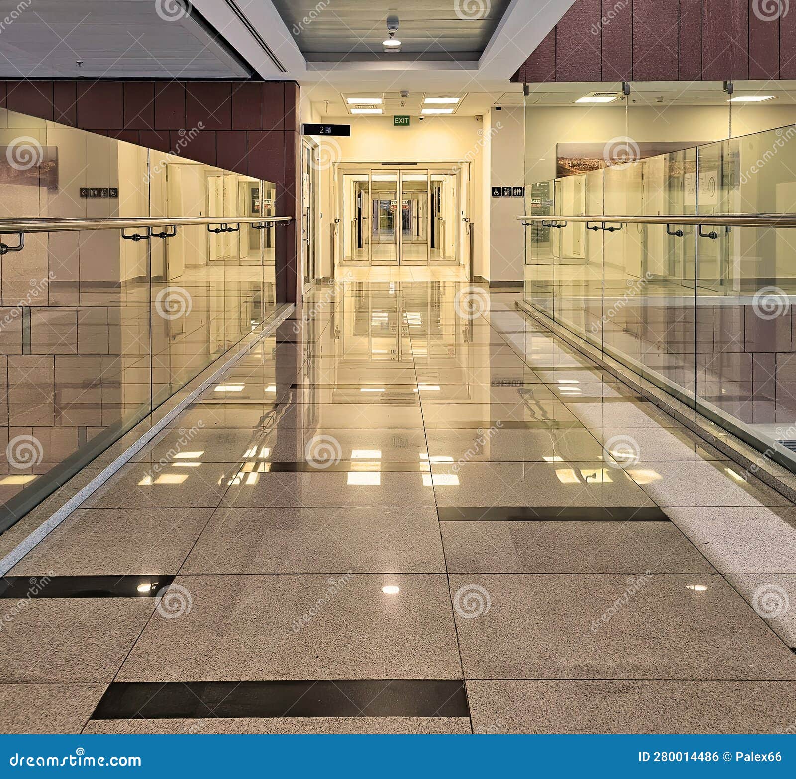 Marble Floor Structure Aspiring To Perspective in a Medical Facility ...