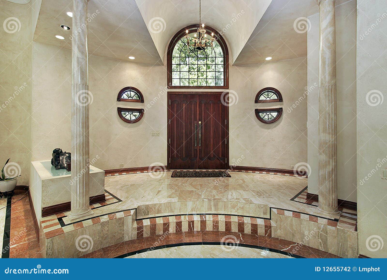 Marble foyer stock photo. Image of estate, carpet, dwelling - 12655742