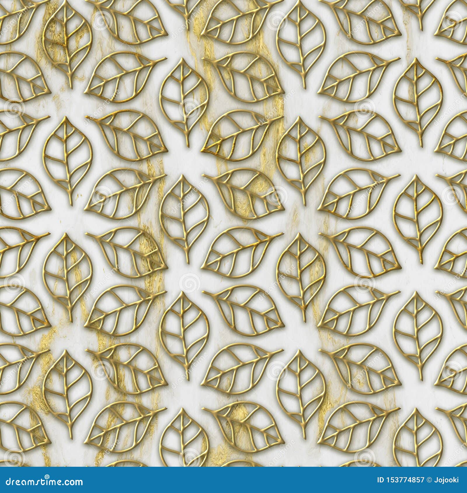 Marble and Gold Color Seamless Texture with Geometric Pattern , 3D ...
