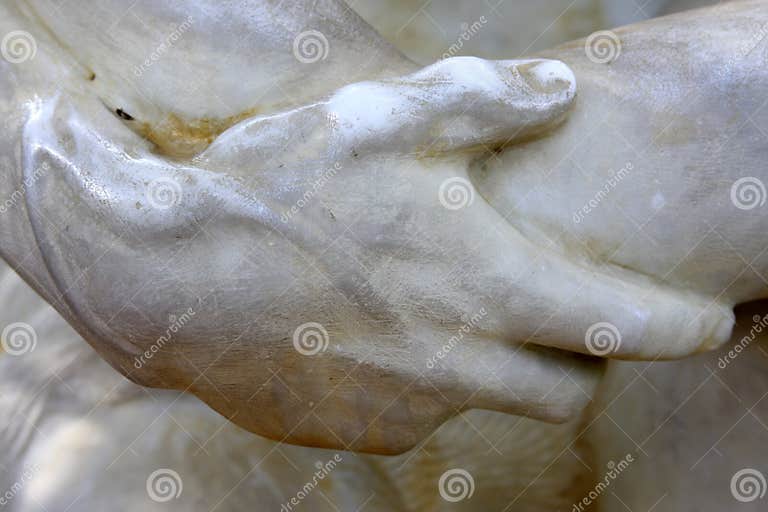Marble Hands Sculpture stock photo. Image of abstract - 8144120