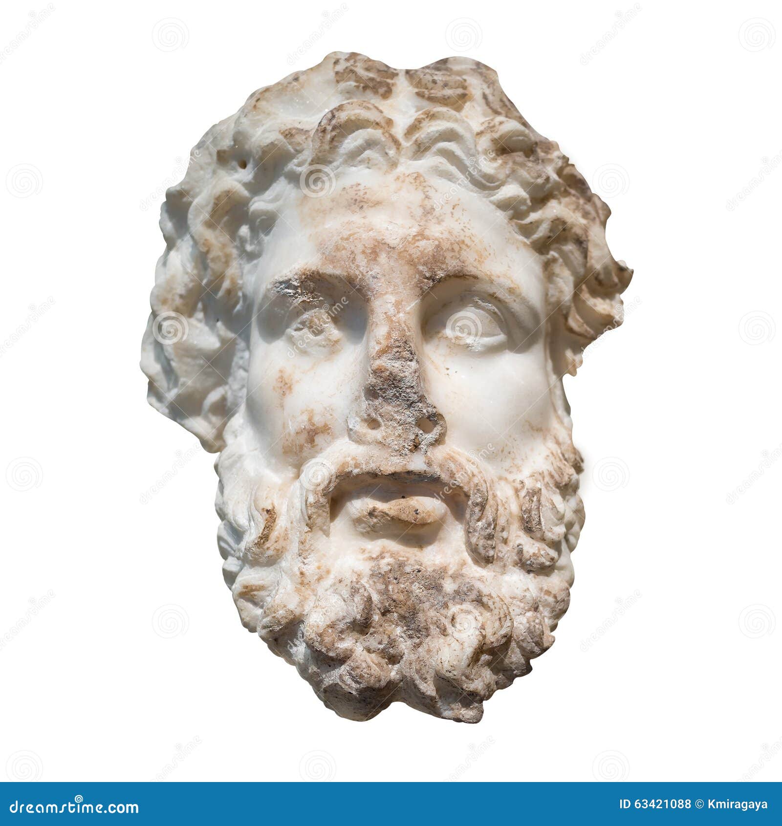 Marble Head Sculpture Of Young Woman, Ancient Greek Goddess Art Bust ...