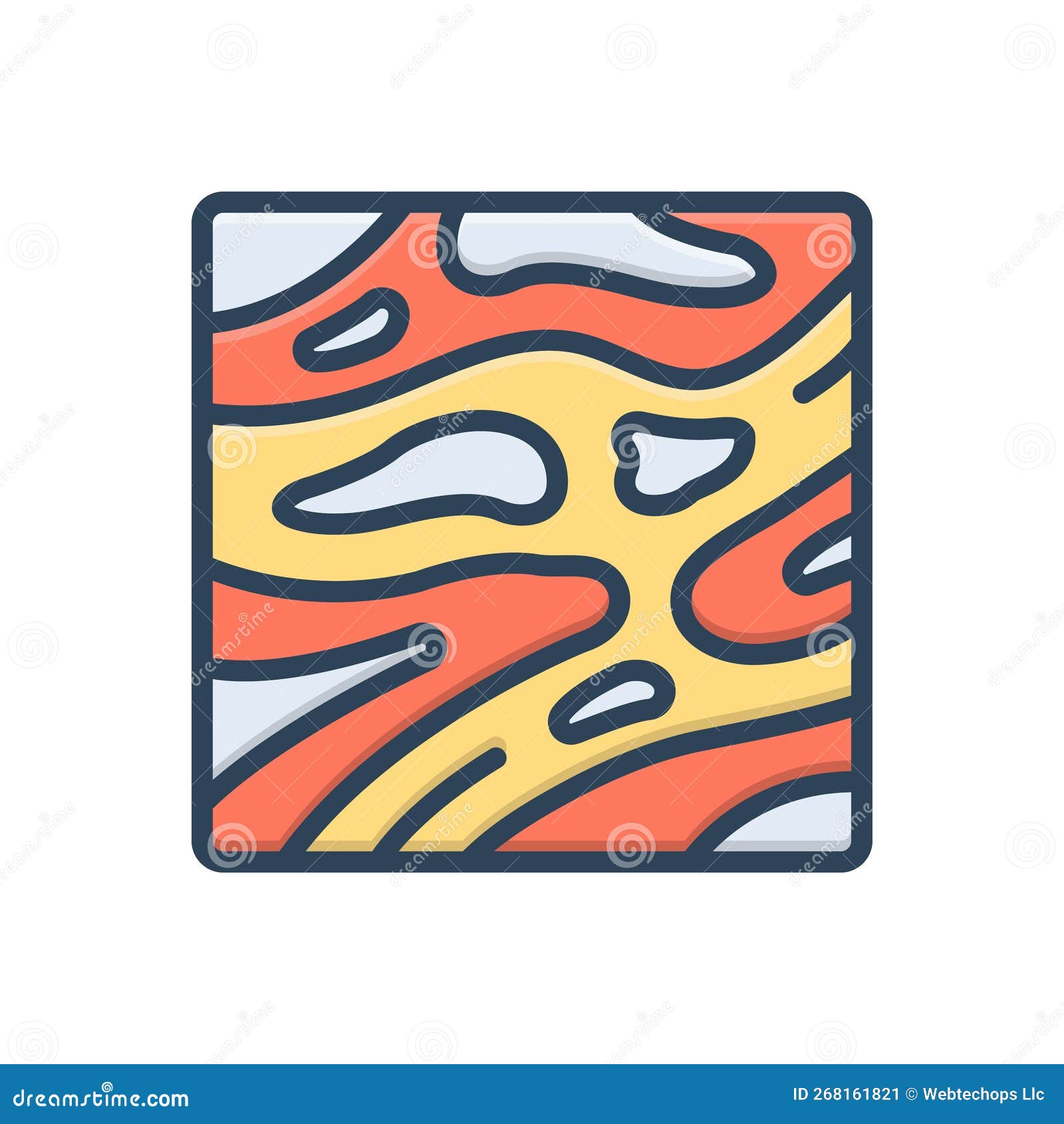Color Illustration Icon for Marble, Tile and Granite Stock Illustration ...