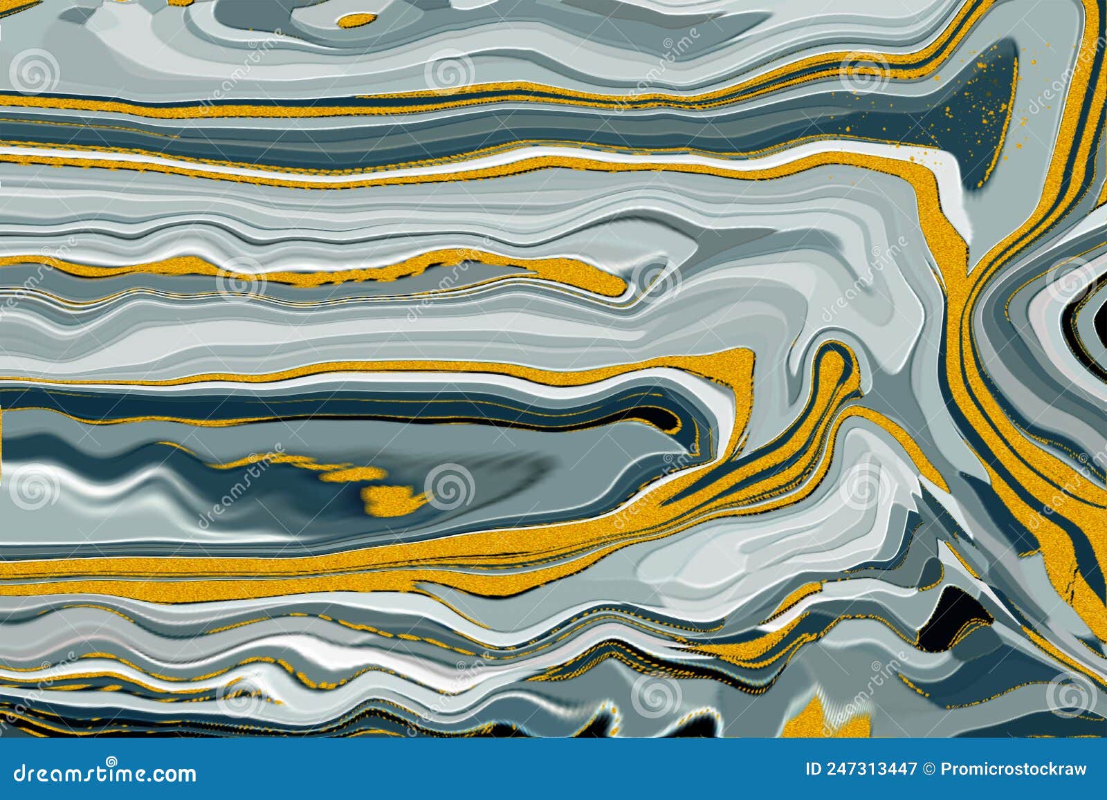 Marble Ink Gold Texture Inkscape Pattern of Long Lines Stock ...