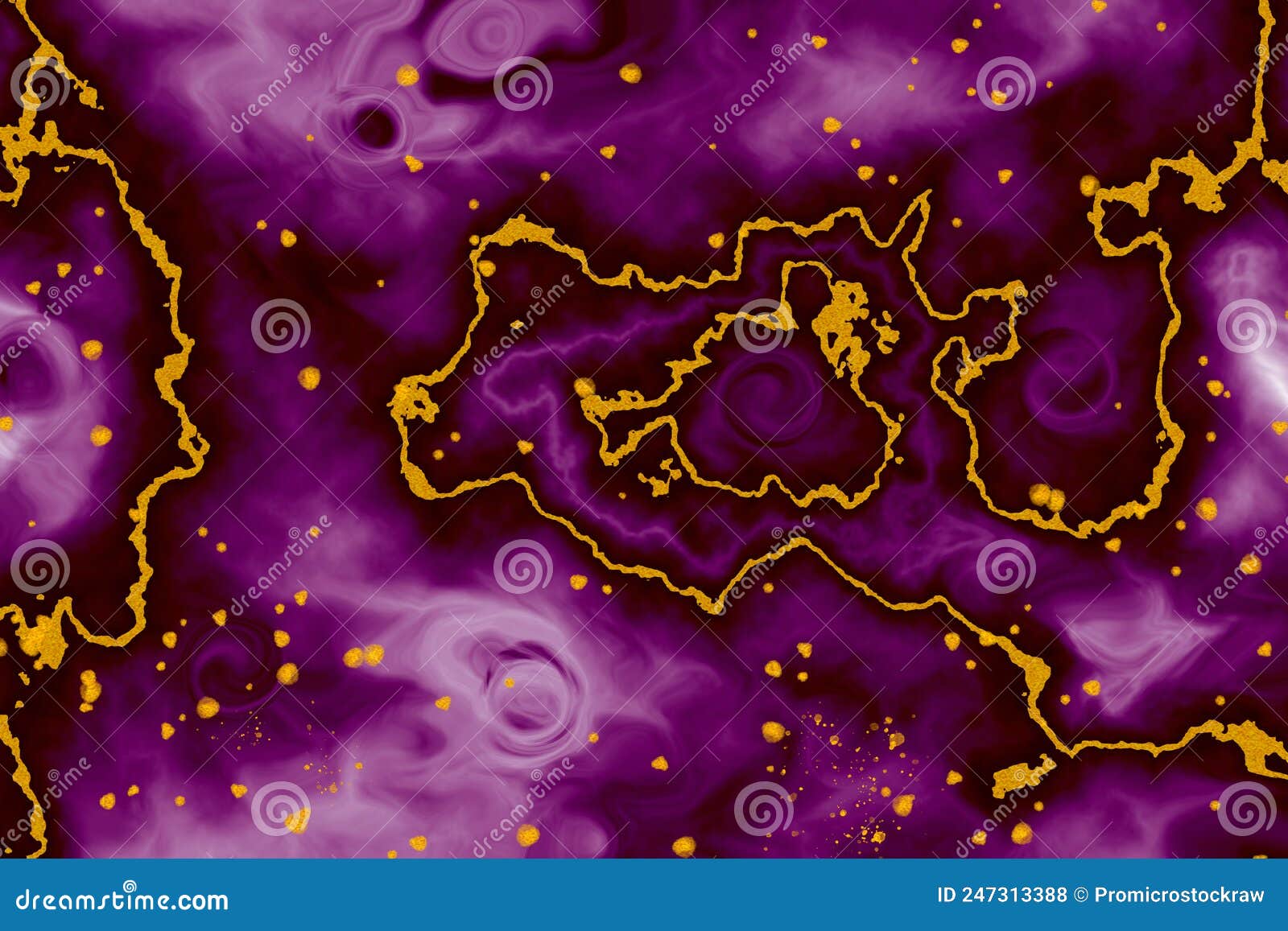Marble Ink Gold Texture Inkscape Pattern with Maroon Color Stock ...