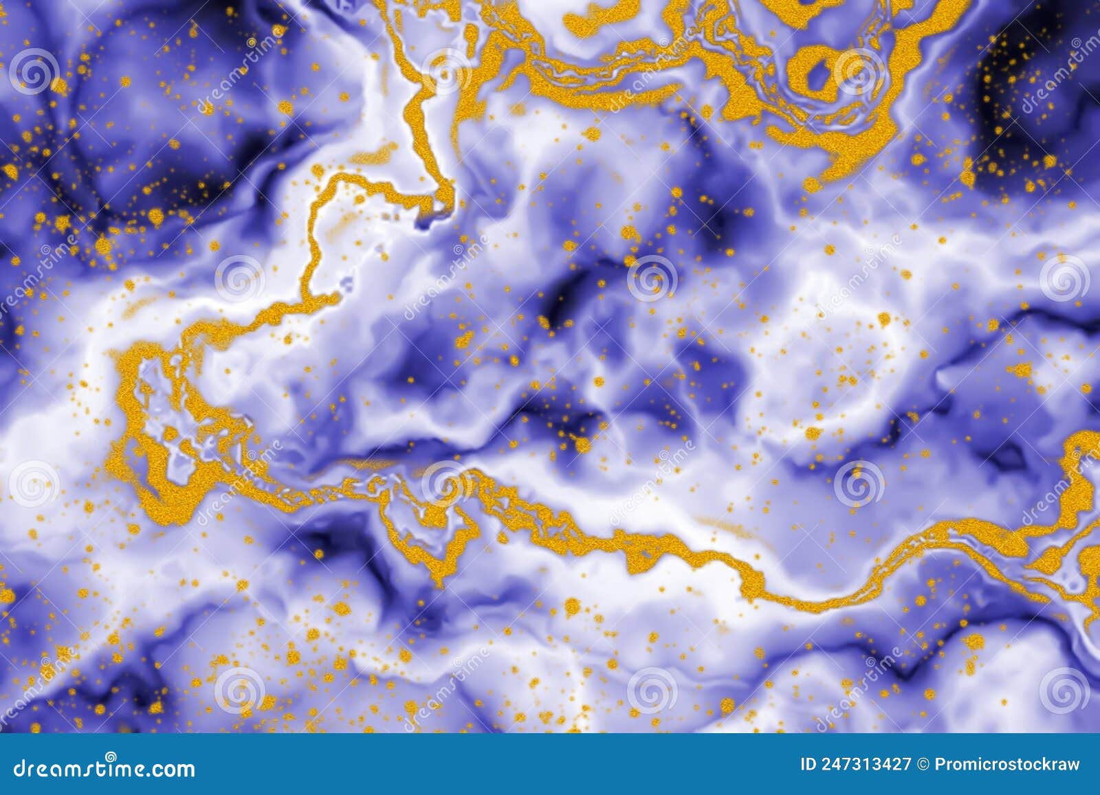 Marble Ink Gold Texture Inkscape Pattern with Purple Color Stock ...