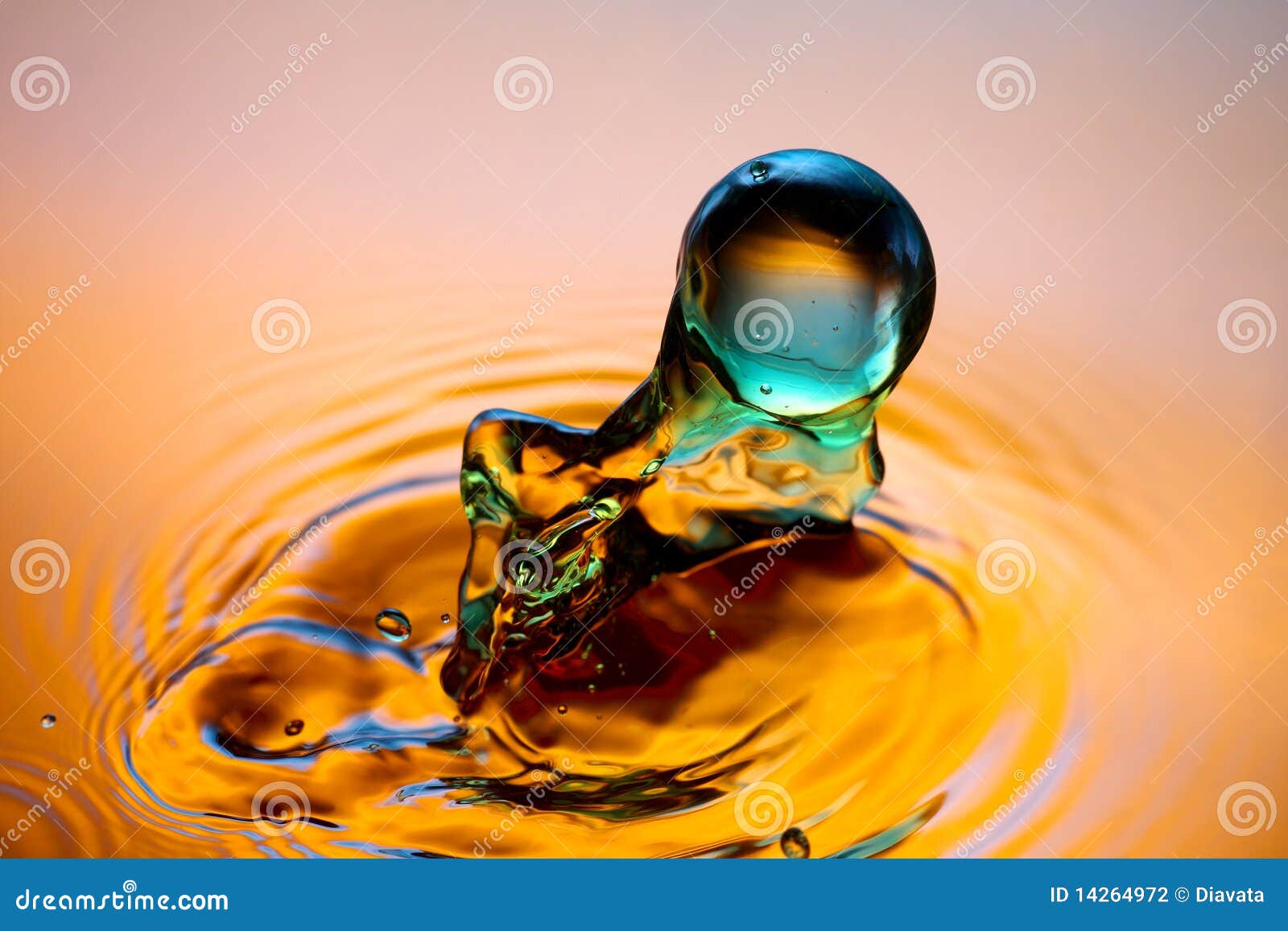 Marble Jumping Out of Water Stock Photo - Image of close, game: 14264972