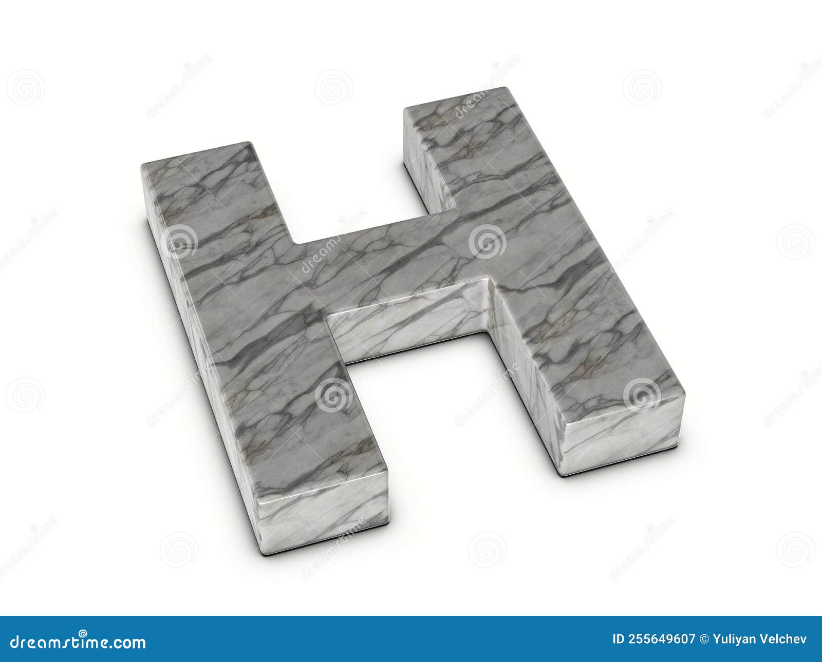 Marble letter H stock illustration. Illustration of message - 255649607