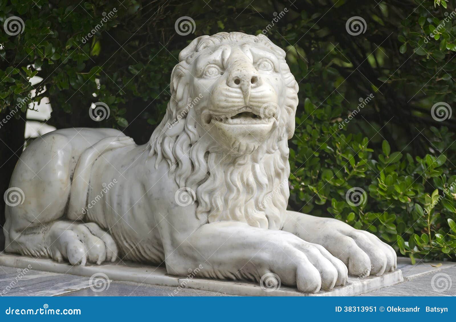 Marble lion stock image. Image of ornamental, noble, statue - 38313951