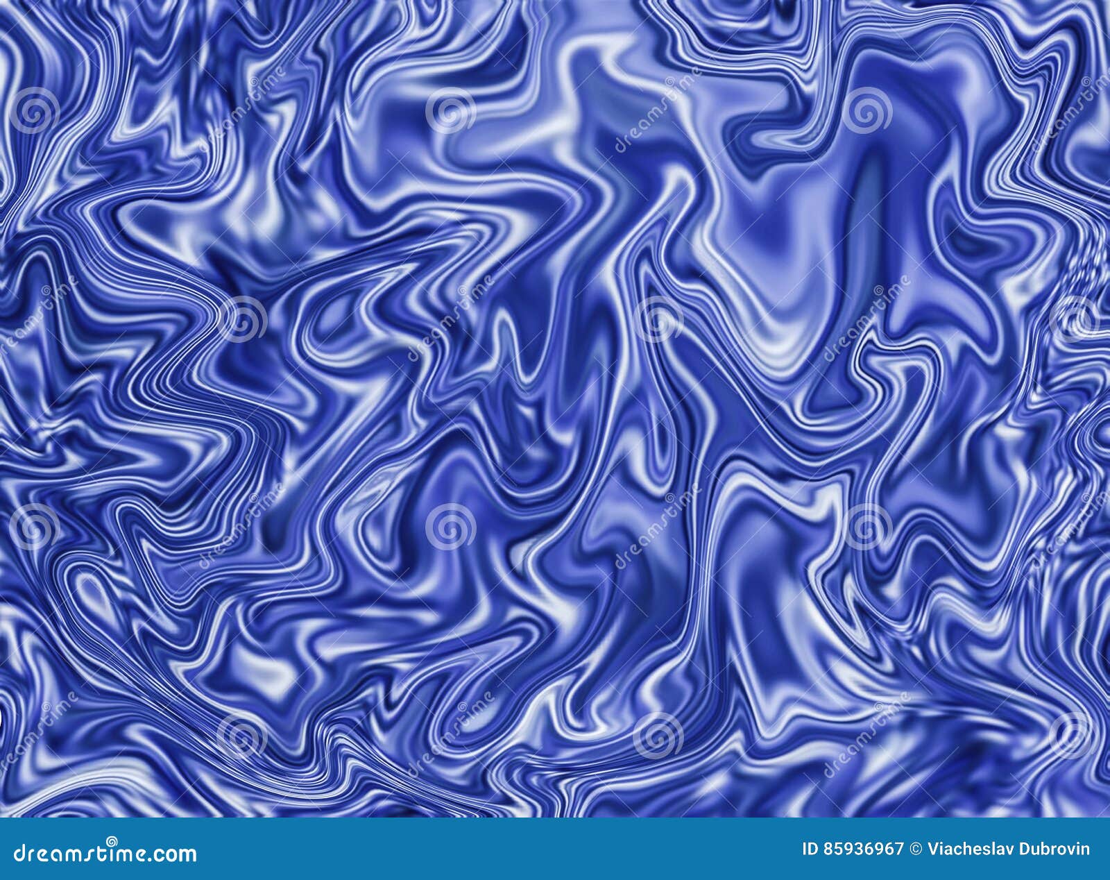 Marble or Mesh Colorful Texture. Bright Blue Paint Stain and Drip ...