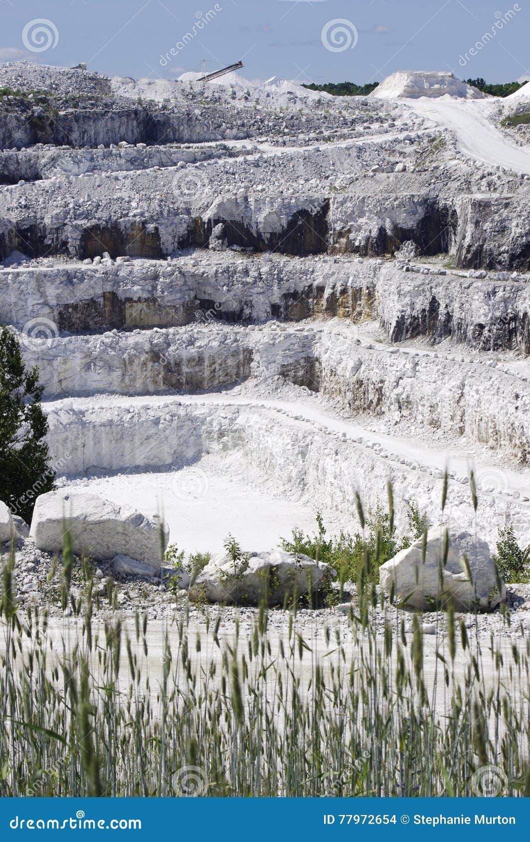 Marble mine stock photo. Image of white, landscape, industry - 77972654