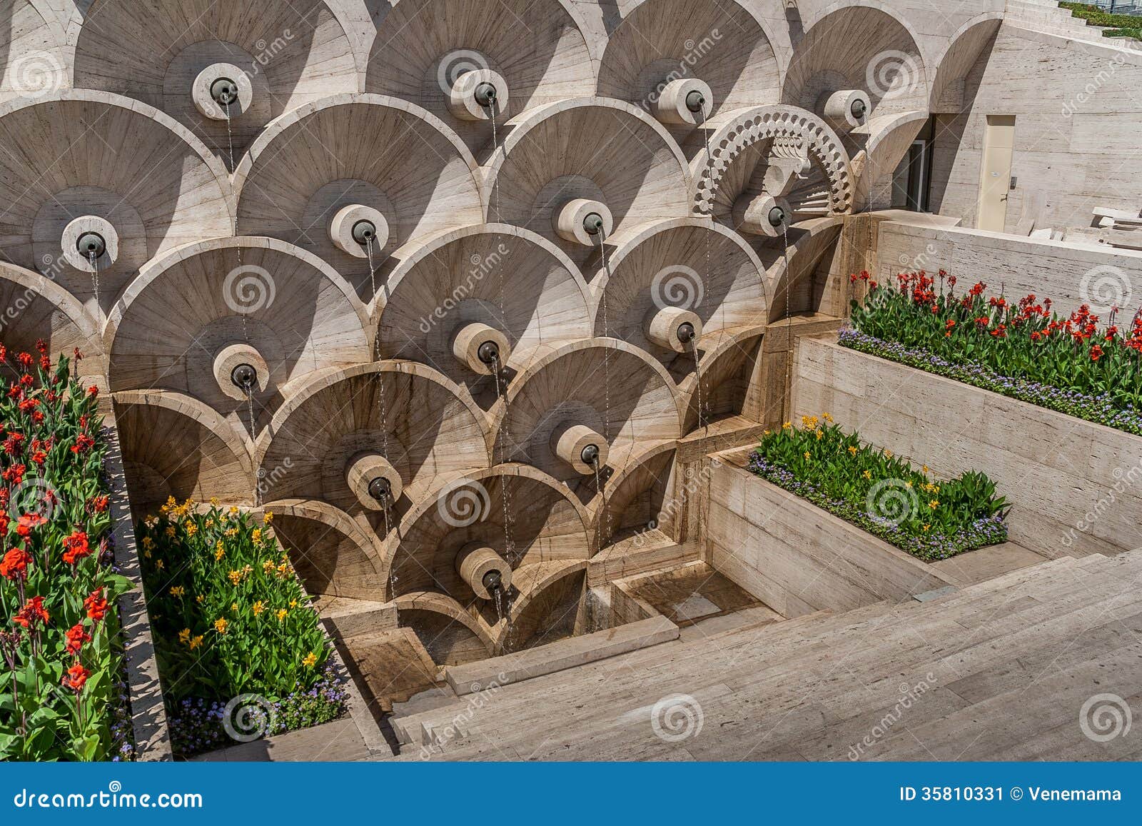 Marble Monument in Soviet Style in Yerevan Stock Image - Image of ...