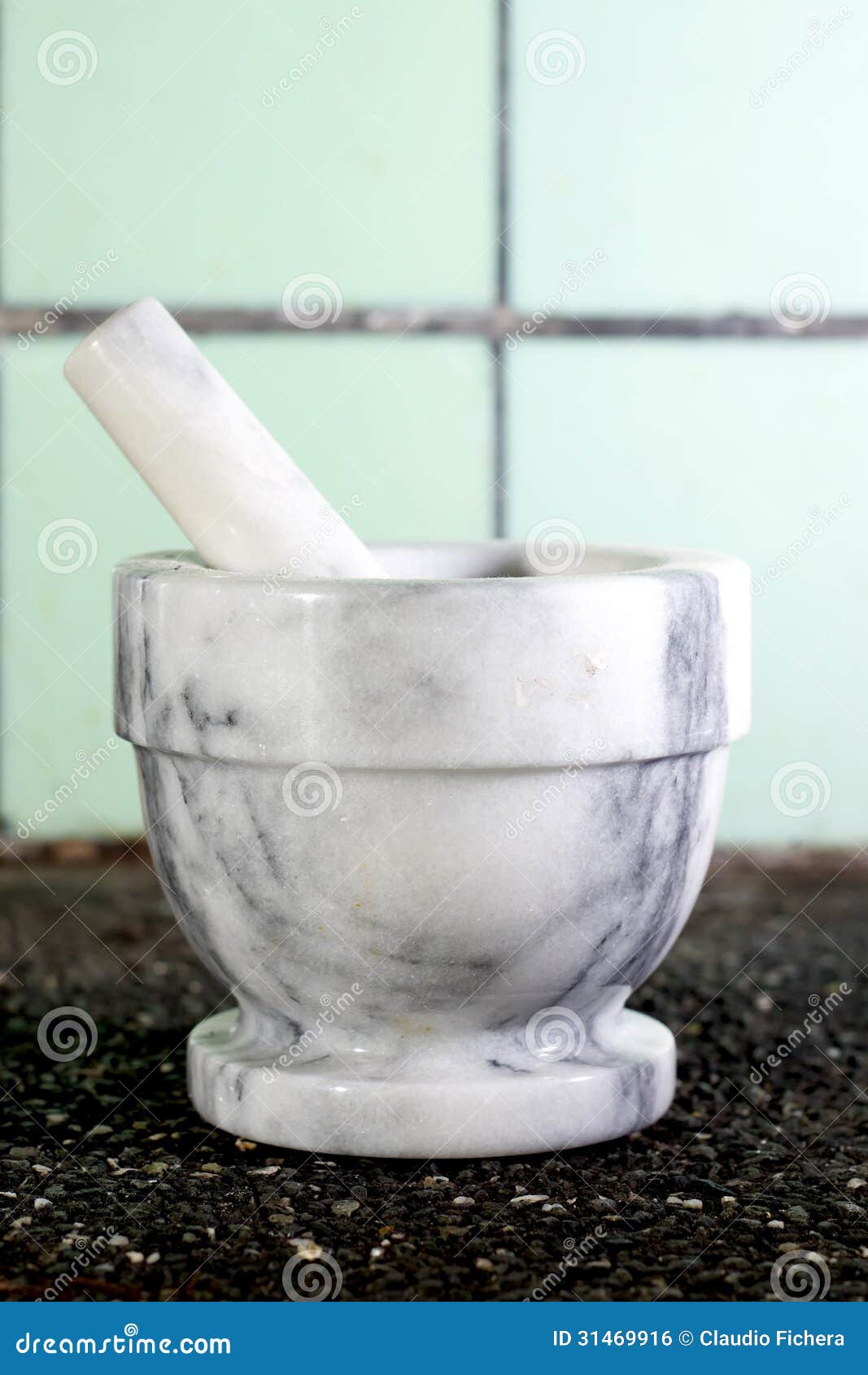 Marble mortar stock photo. Image of stone, tool, healthy - 31469916