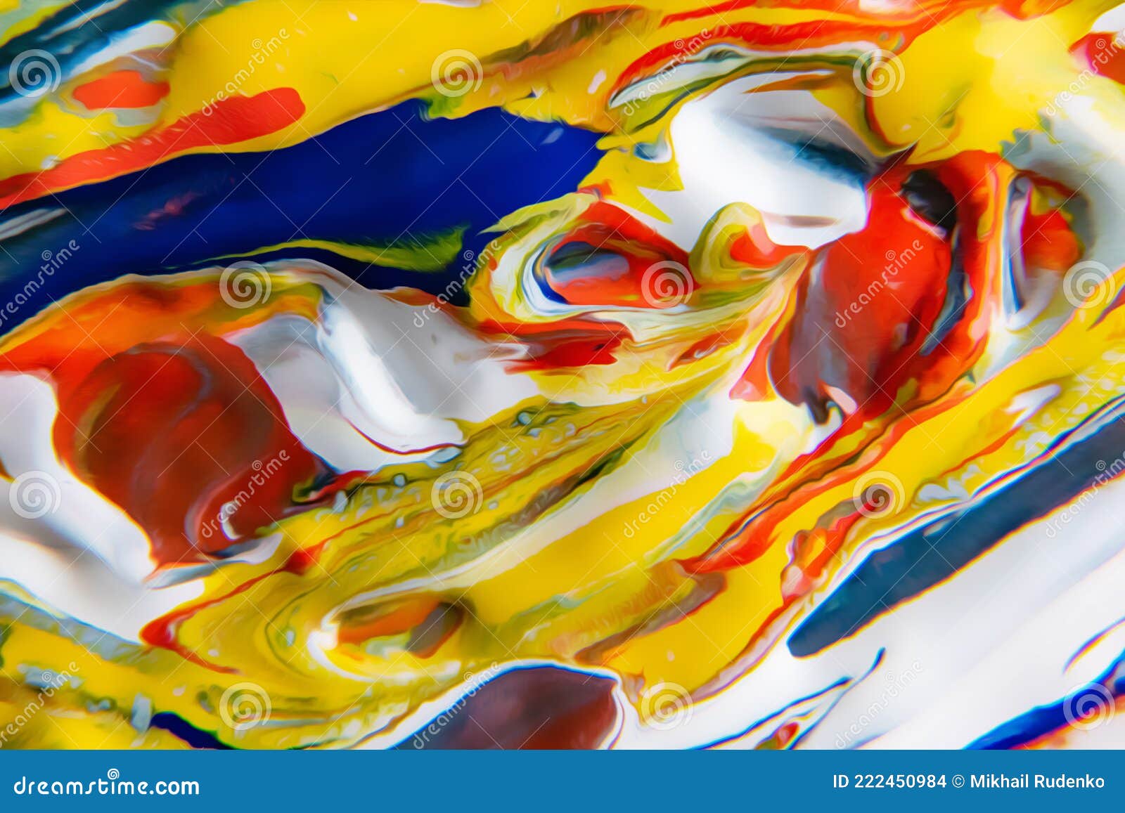 Marble Multi Color Surface, Abstract Background, Liquid Paints Stock ...