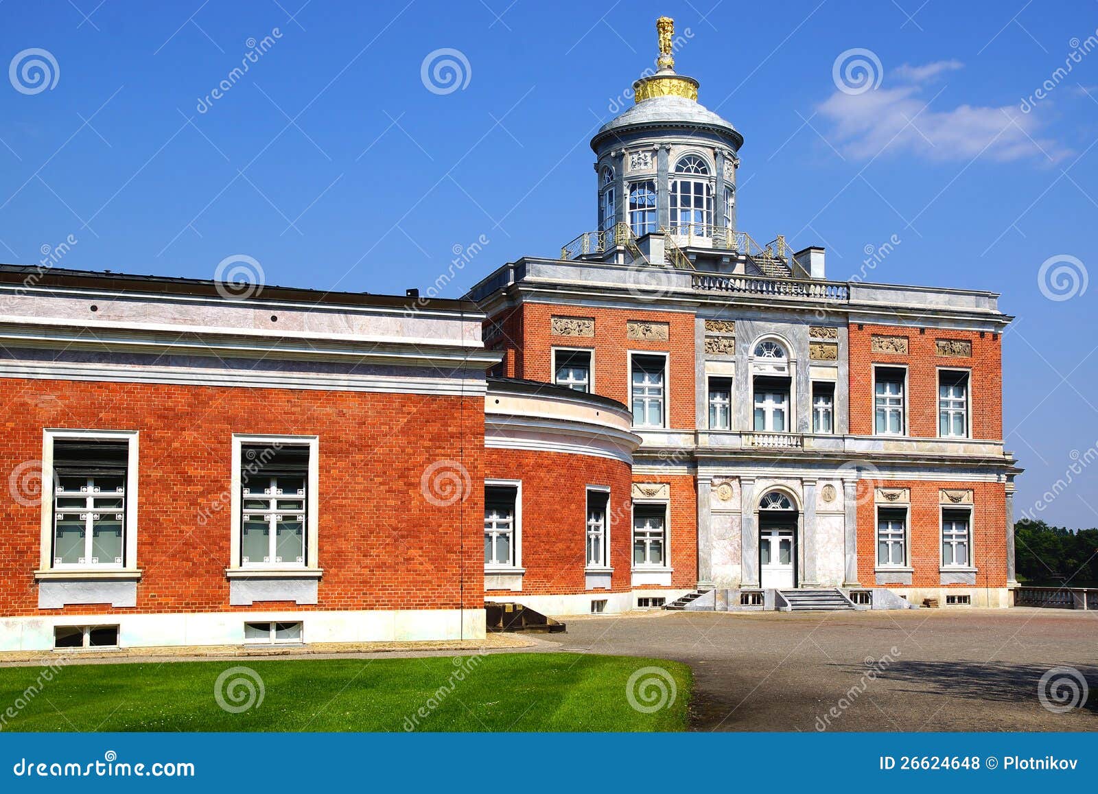Potsdam Marble Palace, Marmorpalais Located At `holy Lake` Heiliger See ...