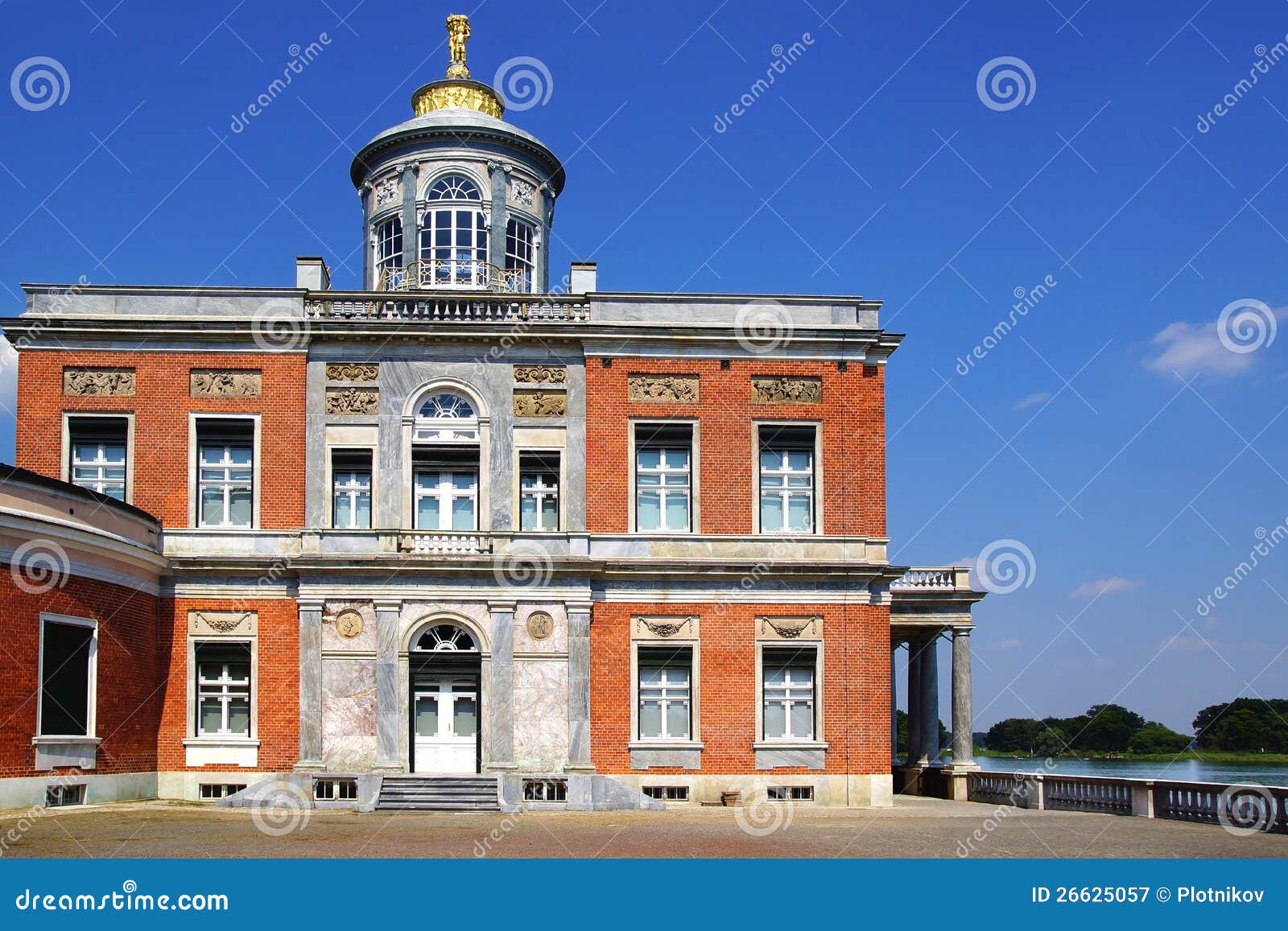 Potsdam Marble Palace, Marmorpalais Located At `holy Lake` Heiliger See ...