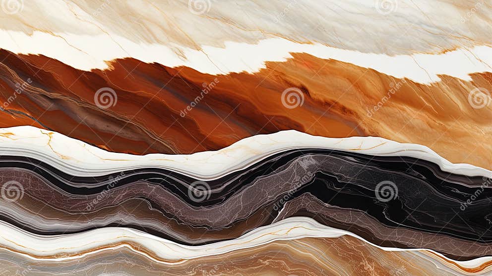 Marble Pattern with Alternating Colors and Veins Stock Illustration ...