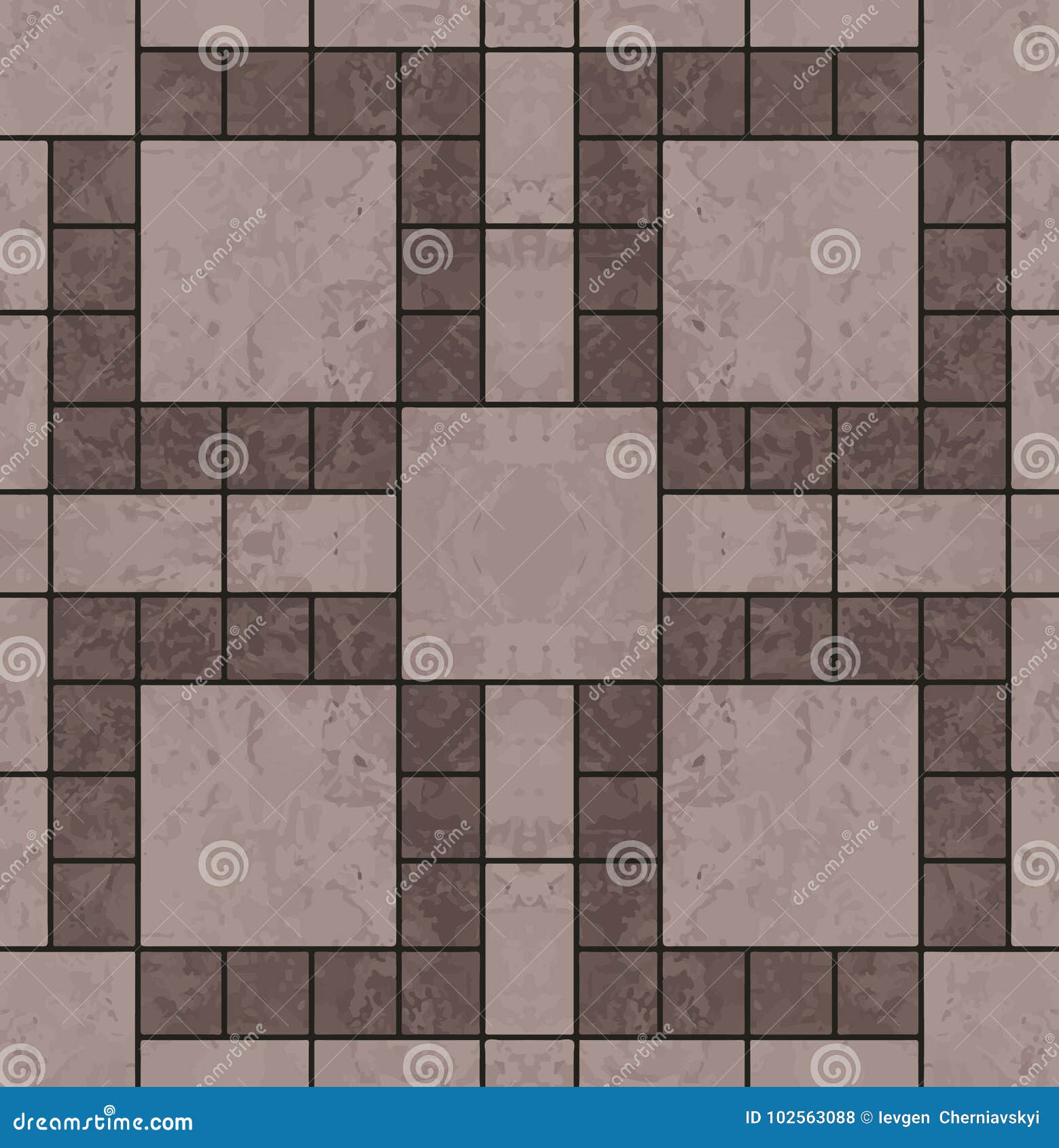 Marble Patterned Paving Tiles Seamless Texture Map for 3d Graphics ...