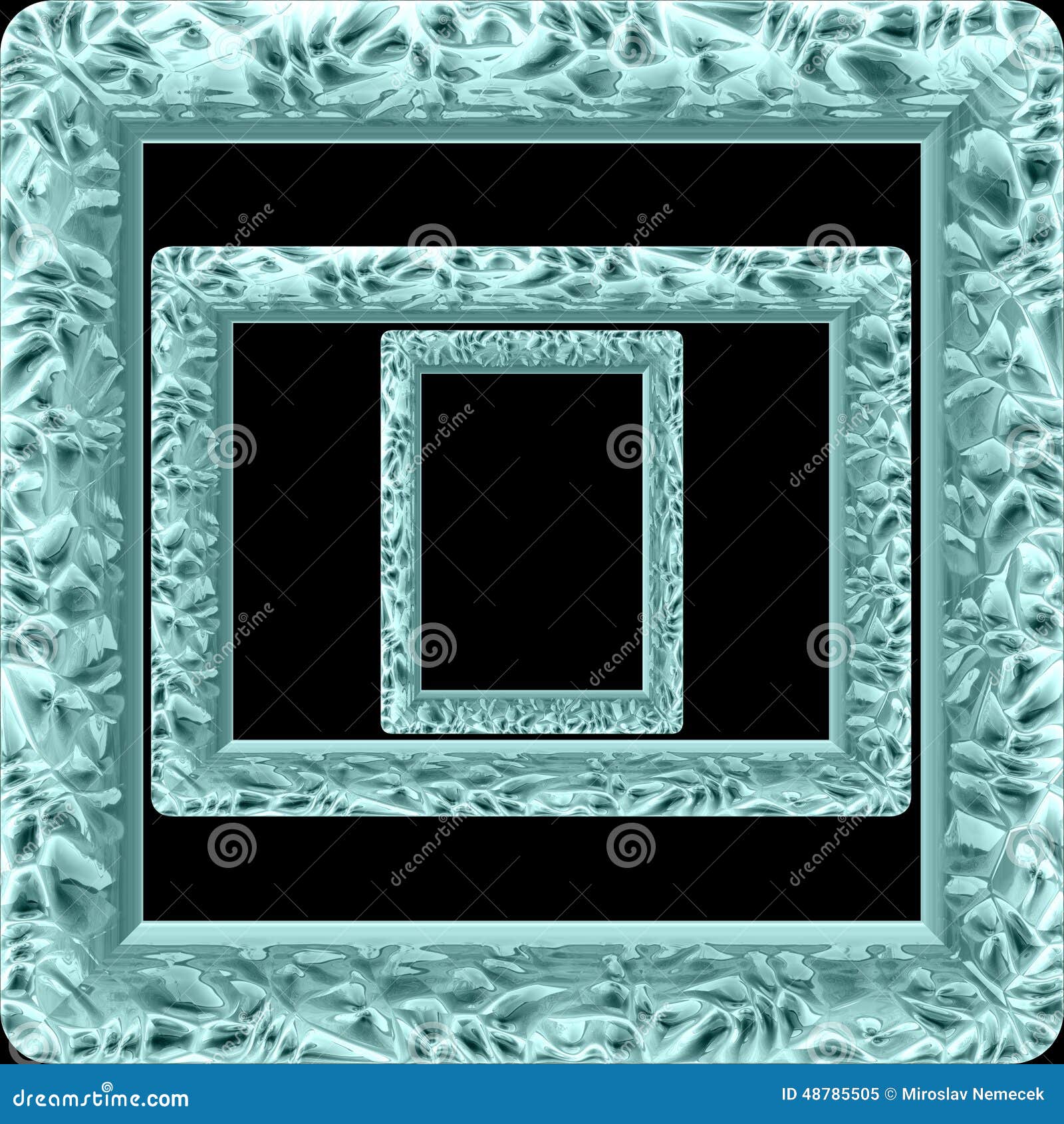 Marble Picture Frame Generated Isolated Texture Royalty-Free Stock ...