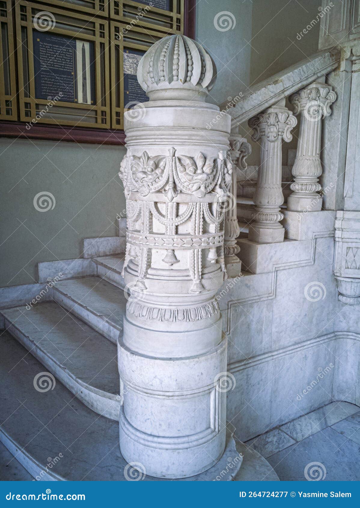 Marble pillar stock image. Image of column, sculpture - 264724277