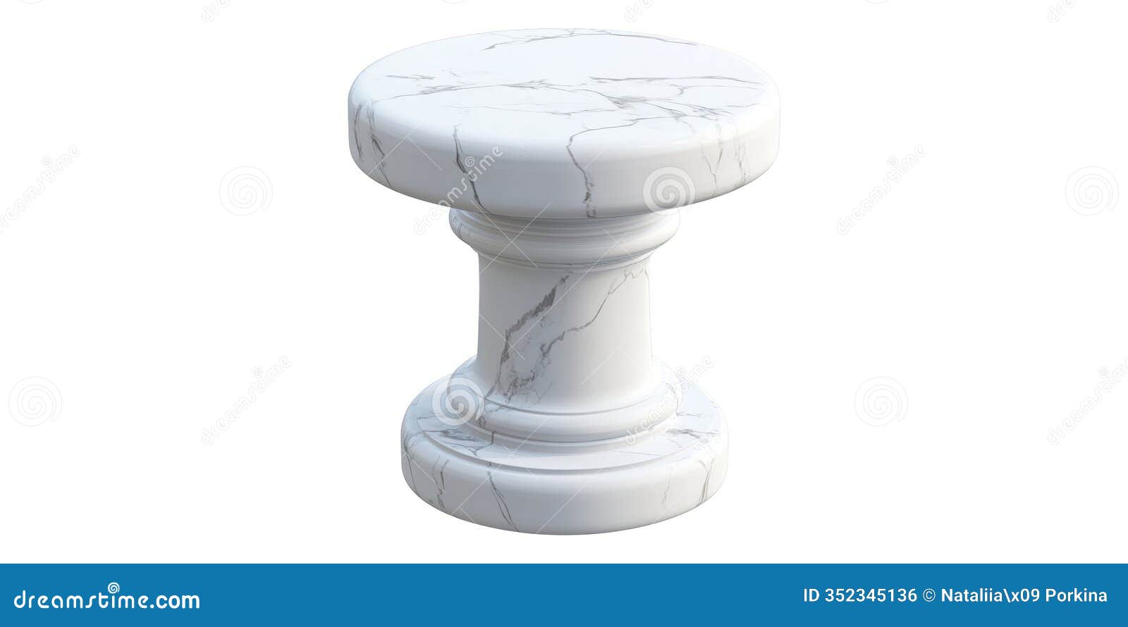Marble Pillar Stand Isolated on Transparent Background Stock ...