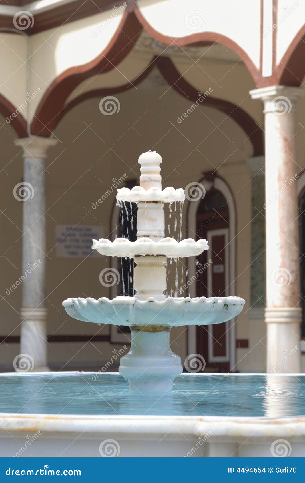Marble pond in mosque stock photo. Image of empire, pond - 4494654