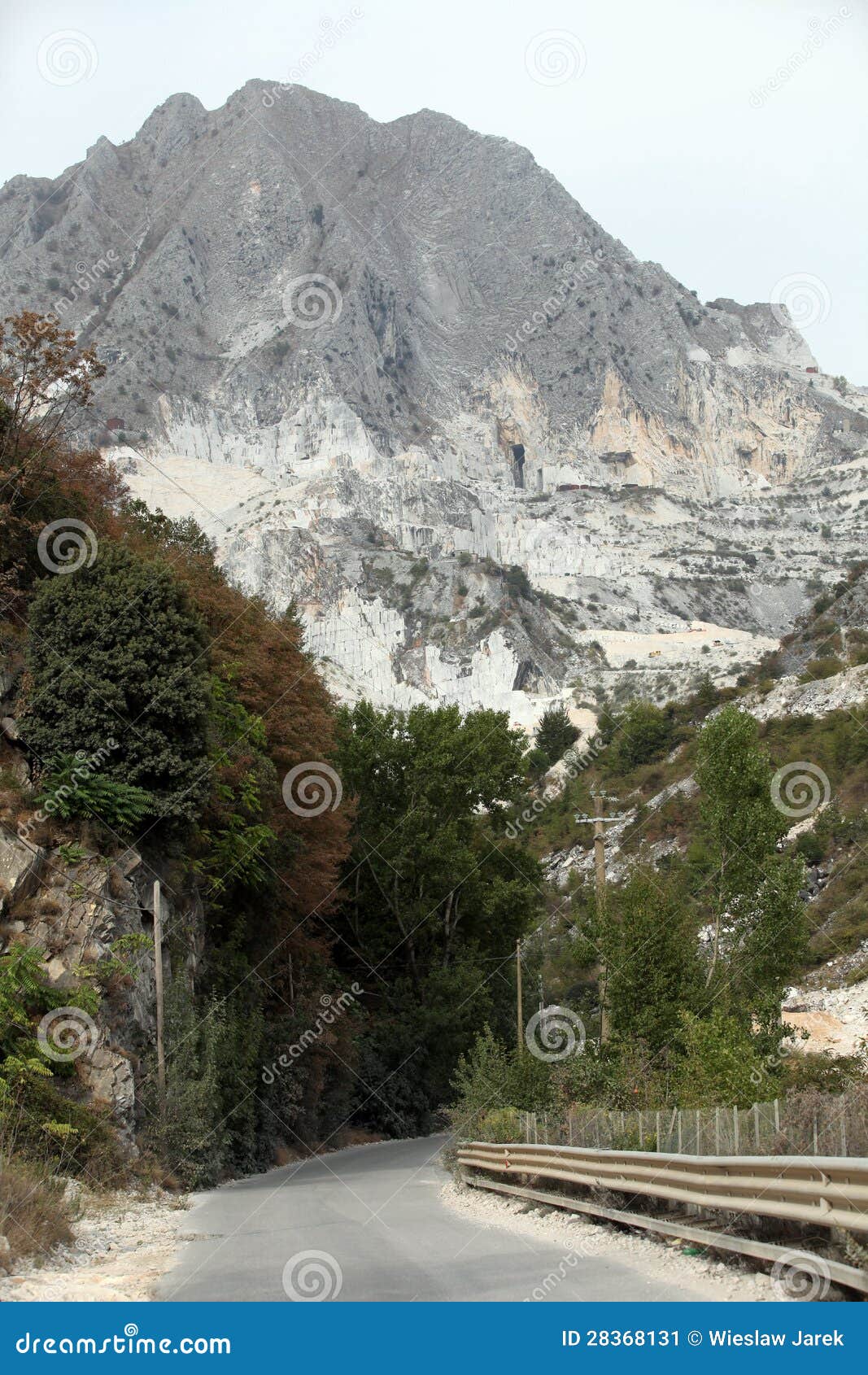 The Marble Quarries - Apuan Alps , Carrara, Stock Image - Image of ...