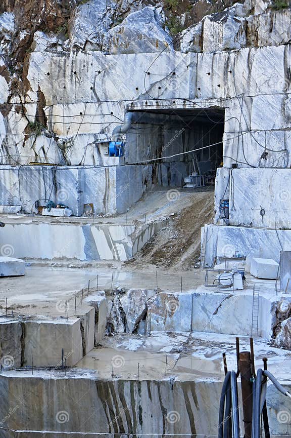 Marble quarry stock photo. Image of shade, granite, silhouette - 23064368